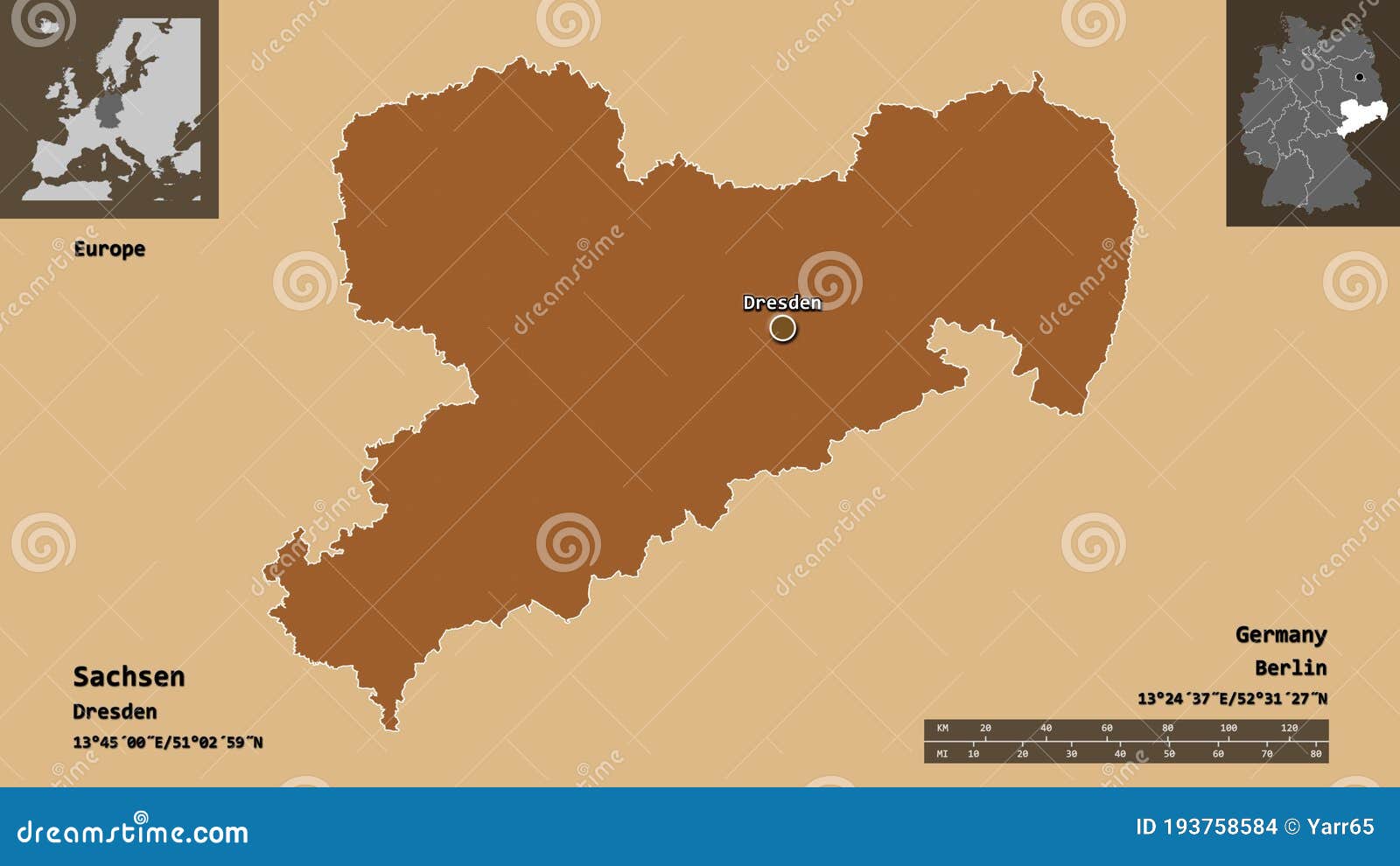 Sachsen, State of Germany,. Previews. Pattern Stock Illustration ...