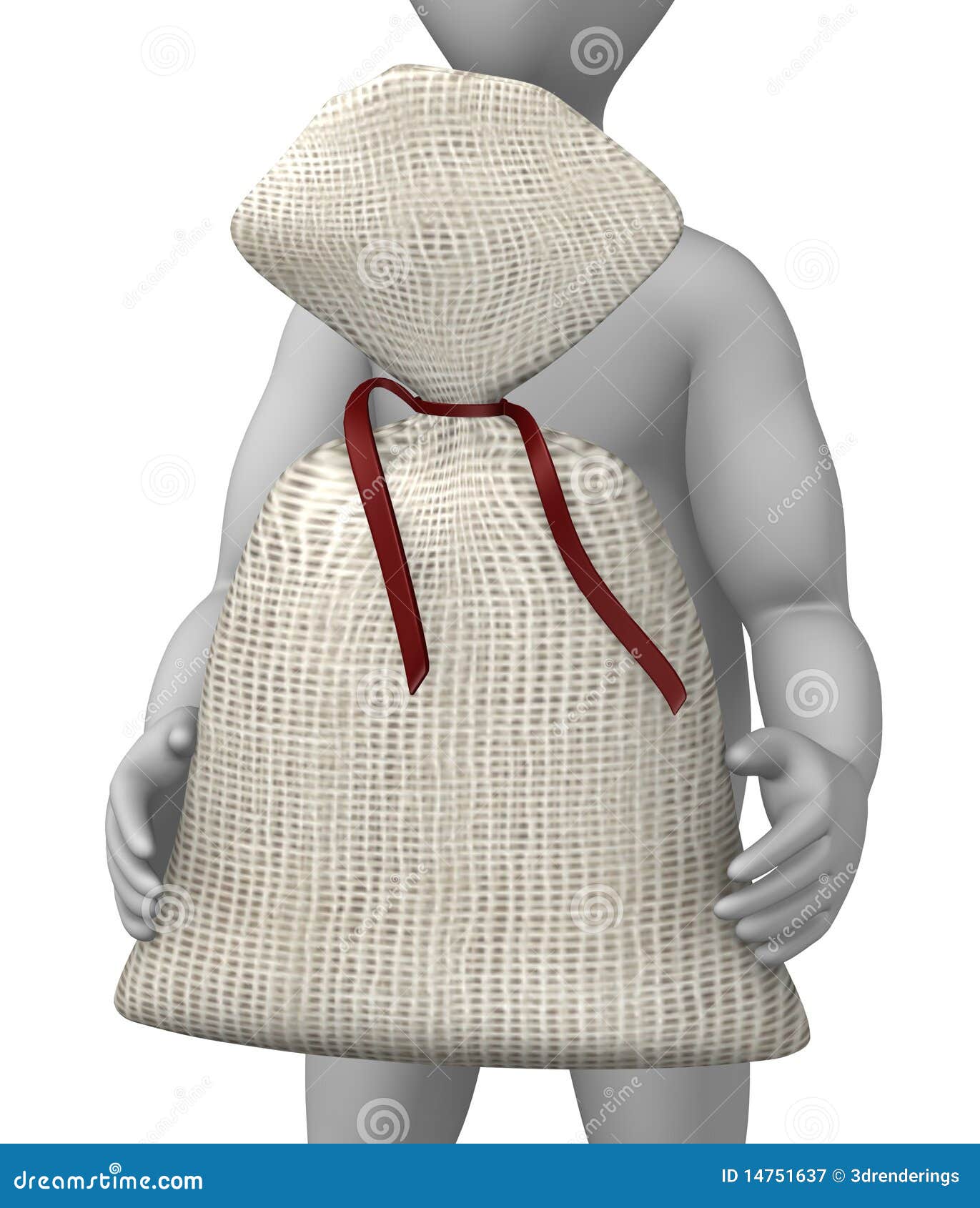 Sack stock illustration. Illustration of cartoon, crop - 14751637