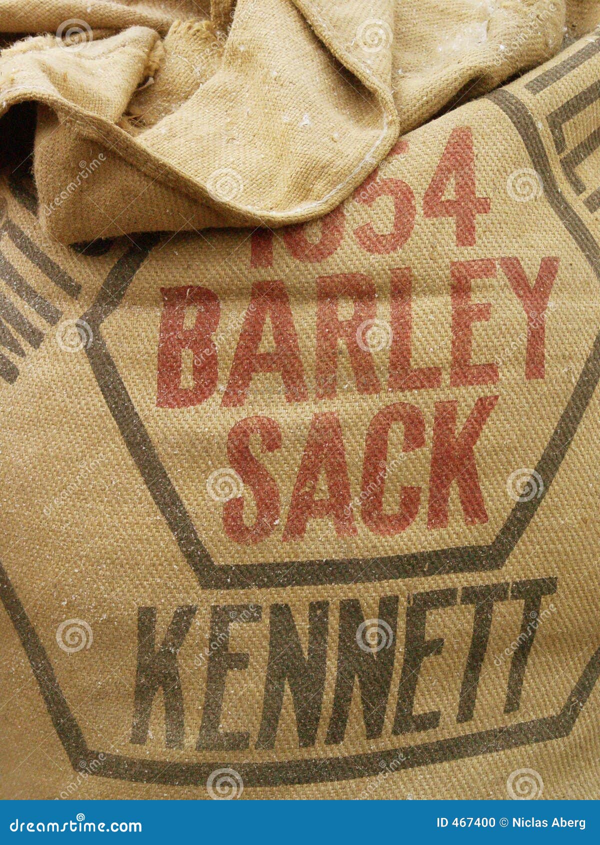 Sack of Barley stock photo. Image of fabric, production - 467400