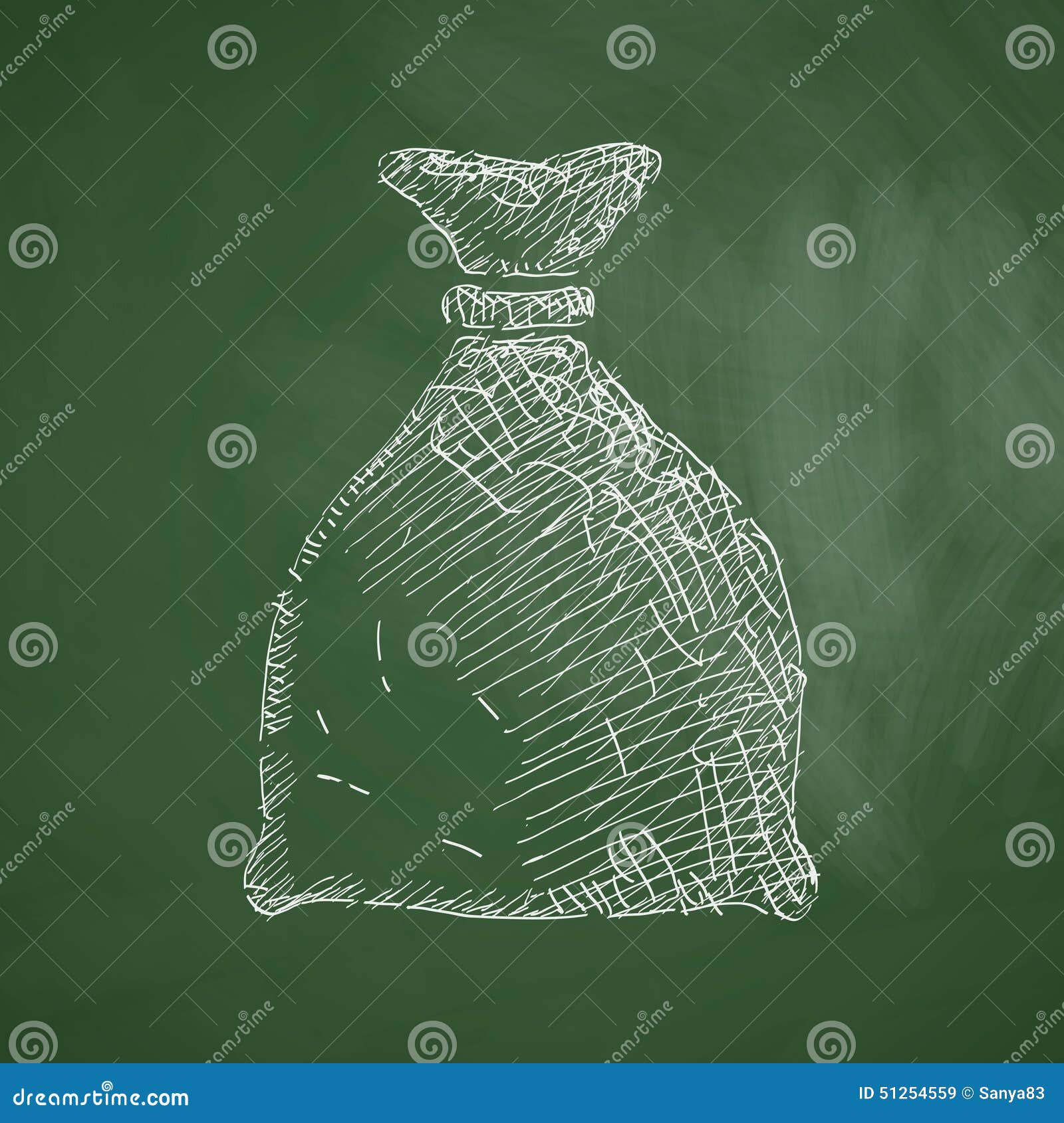 Sack icon stock vector. Illustration of factory, design - 51254559