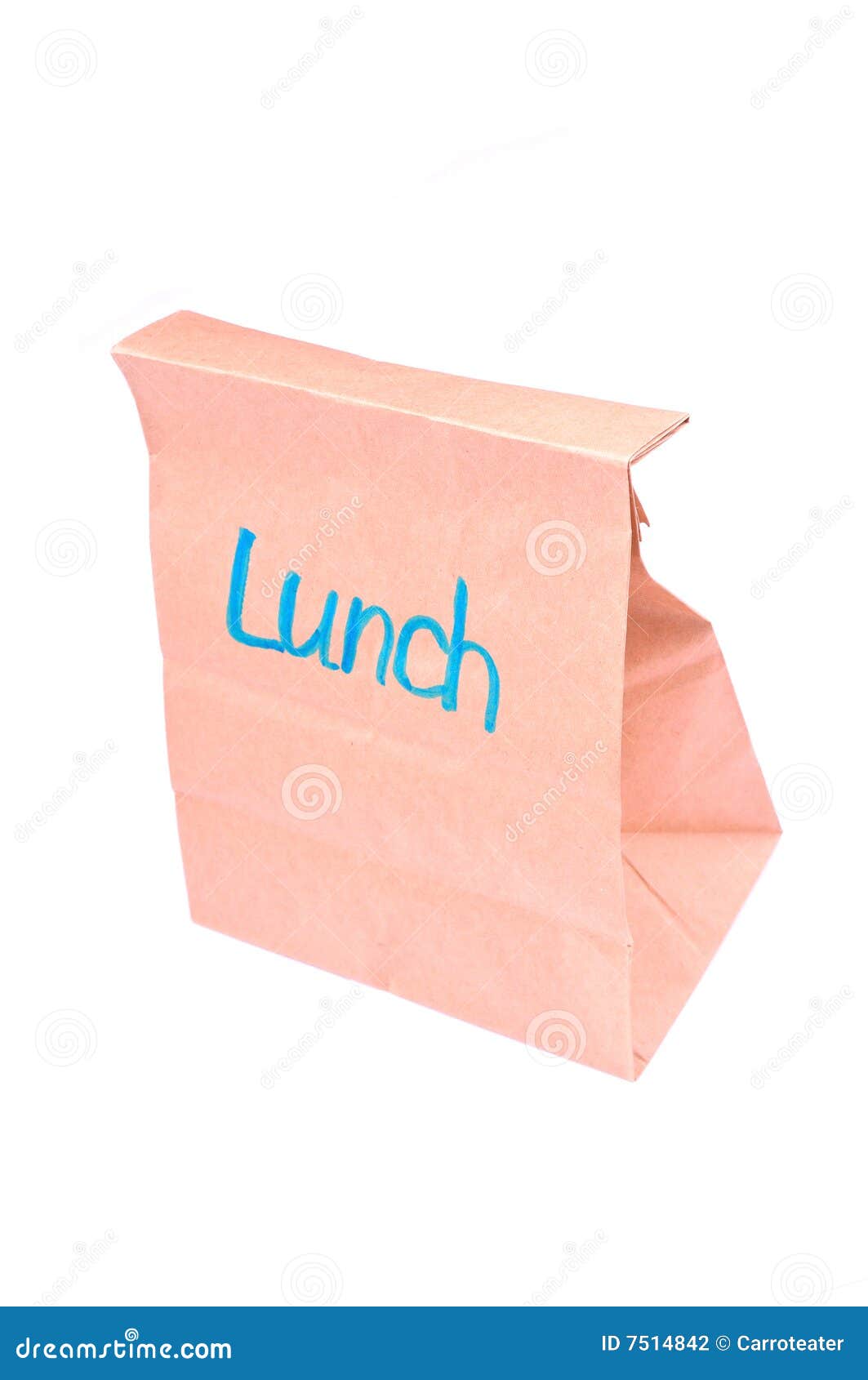 Sack of lunch stock photo. Image of snack, cold, work - 7514842