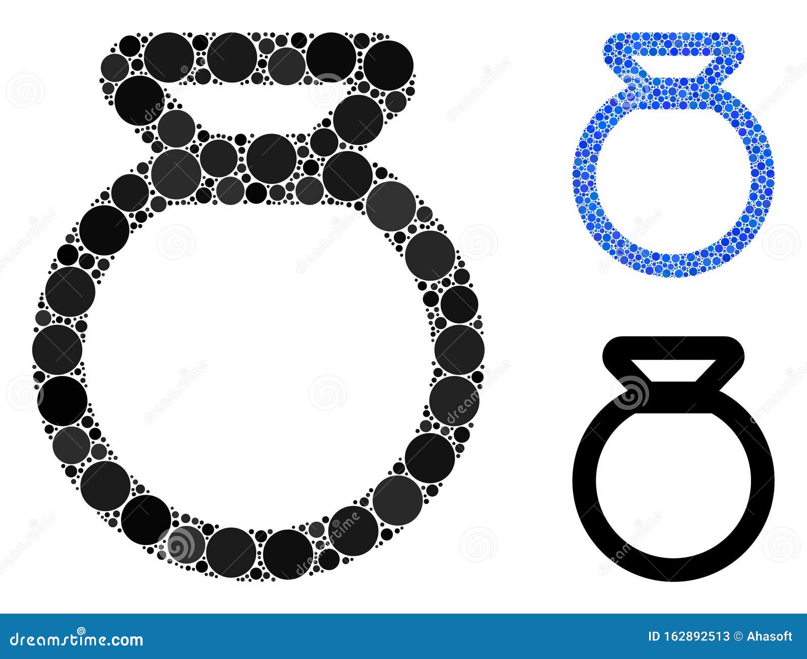 Sack Mosaic Icon of Circles Stock Illustration - Illustration of filled ...