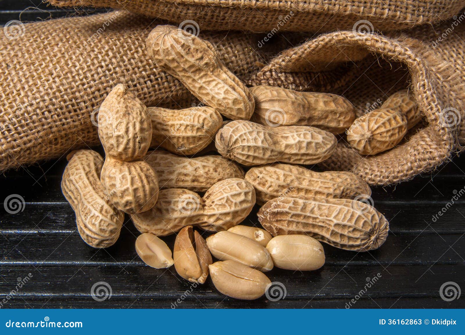 Sack and nut stock image. Image of hard, isolated, nature - 36162863