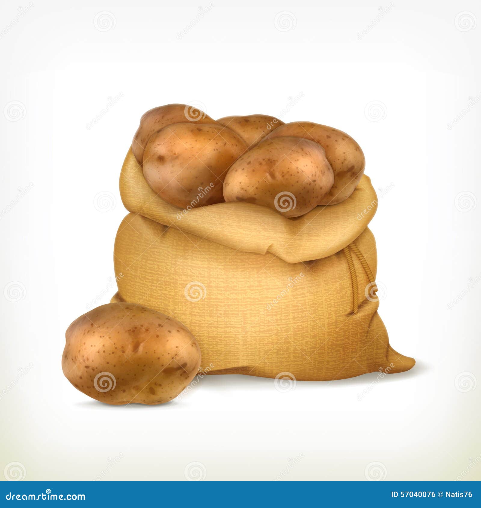Sack of Potatoes Illustration Stock Vector - Illustration of cooking ... Sack of Potatoes Illustration Stock Vector - Illustration of cooking ...