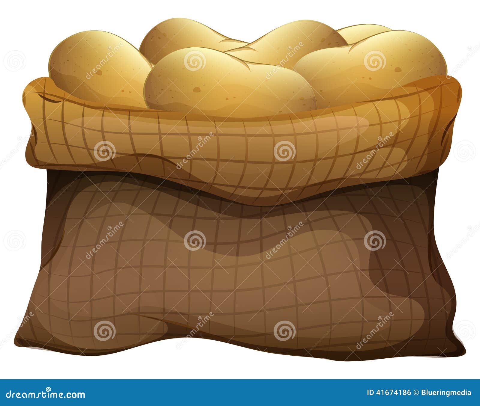 A sack of potatoes stock vector. Illustration of farm - 41674186 A sack of potatoes stock vector. Illustration of farm - 41674186