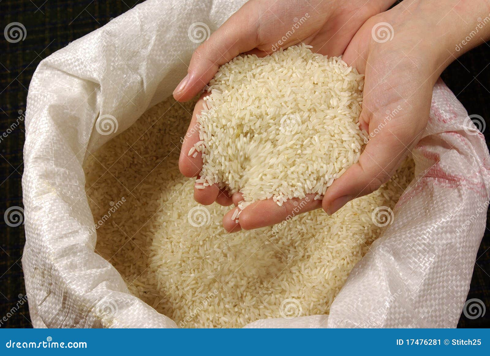 Sack Of Rice Stock Image - Image: 17476281