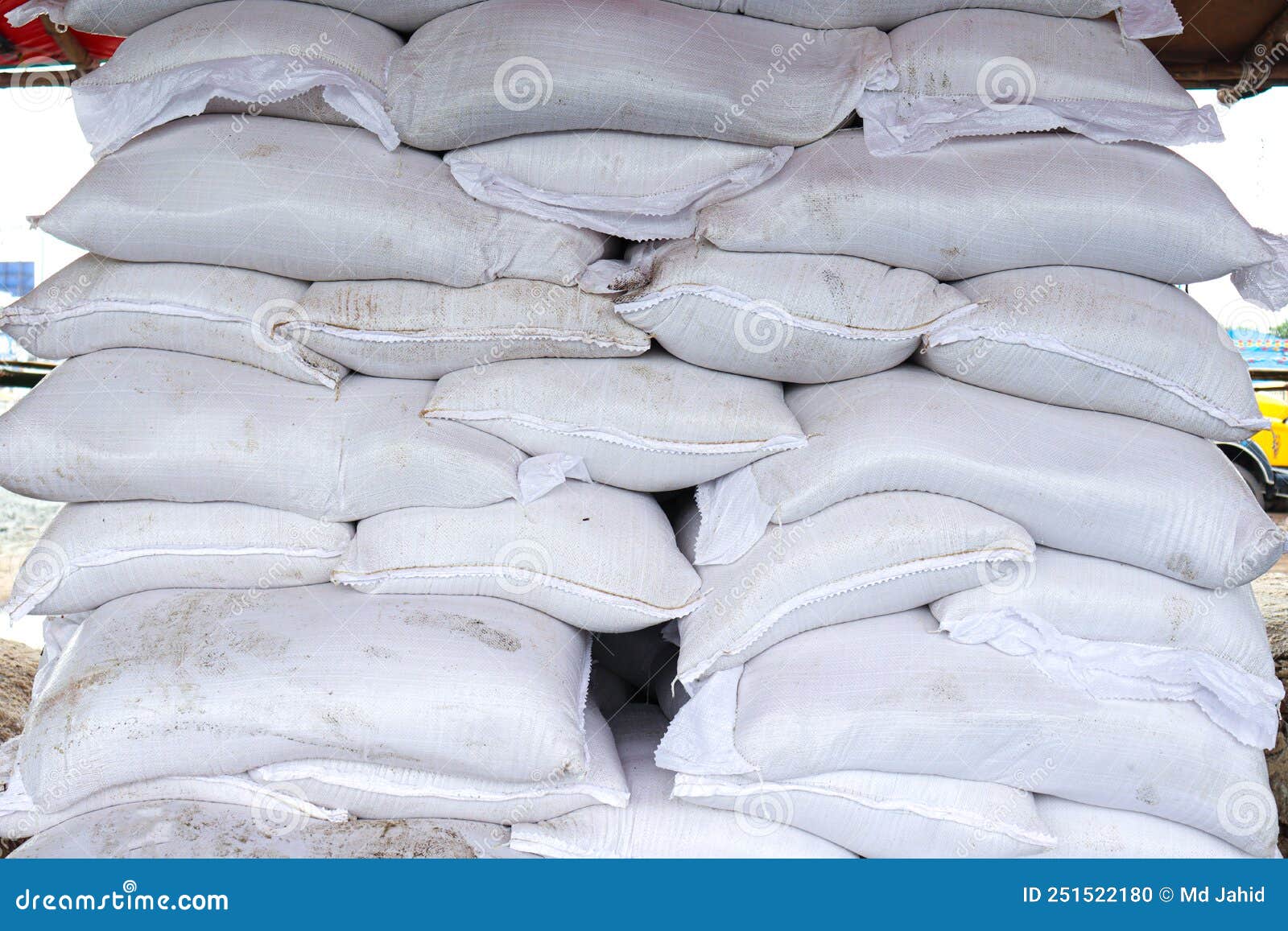 Sack stock of salt on shop stock photo. Image of retail - 251522180