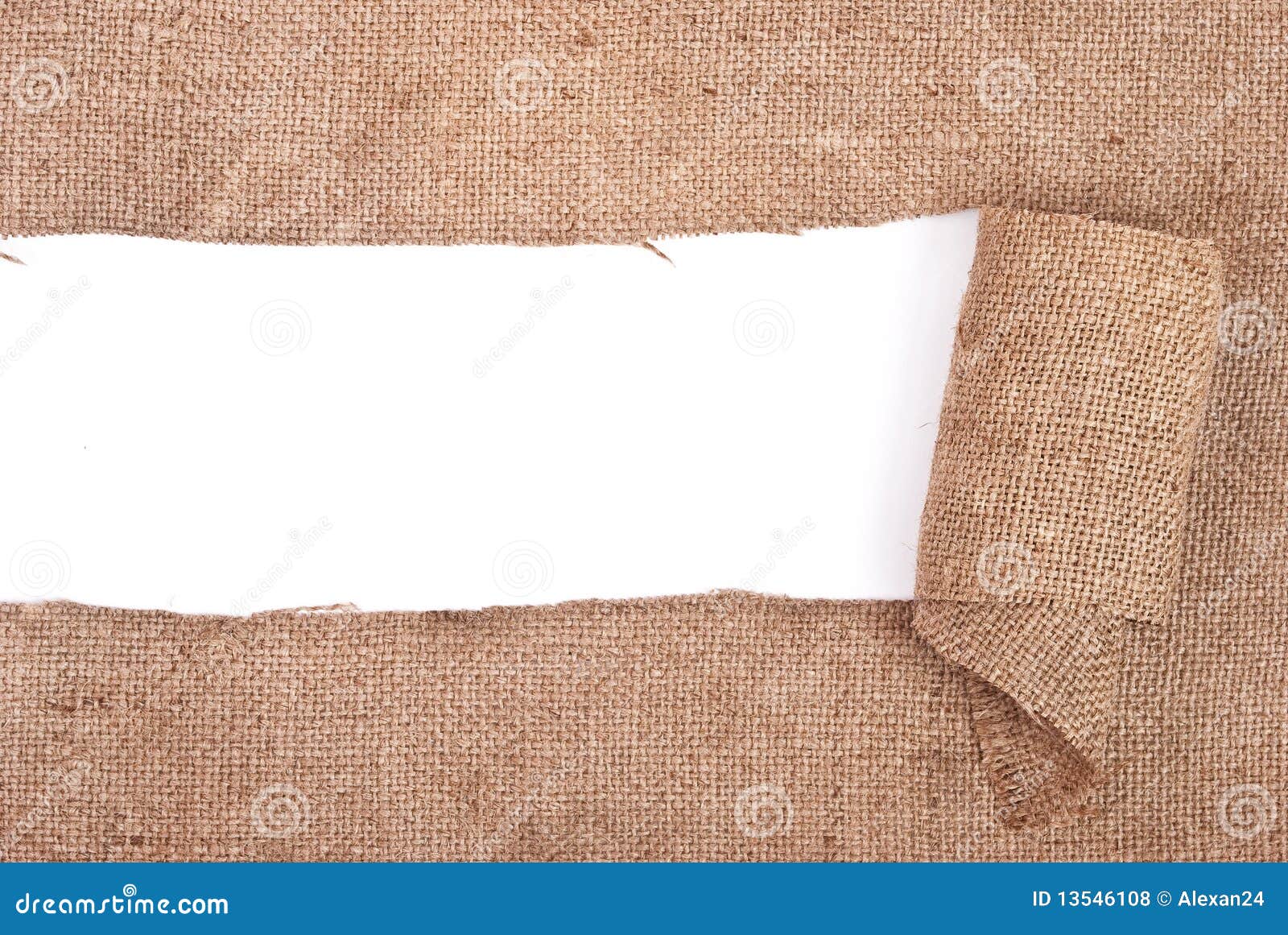 Sackcloth material border stock photo. Image of bagging - 13546108