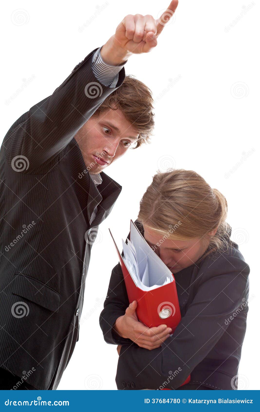 Sacked busineswoman stock photo. Image of blonde, hand - 37684780