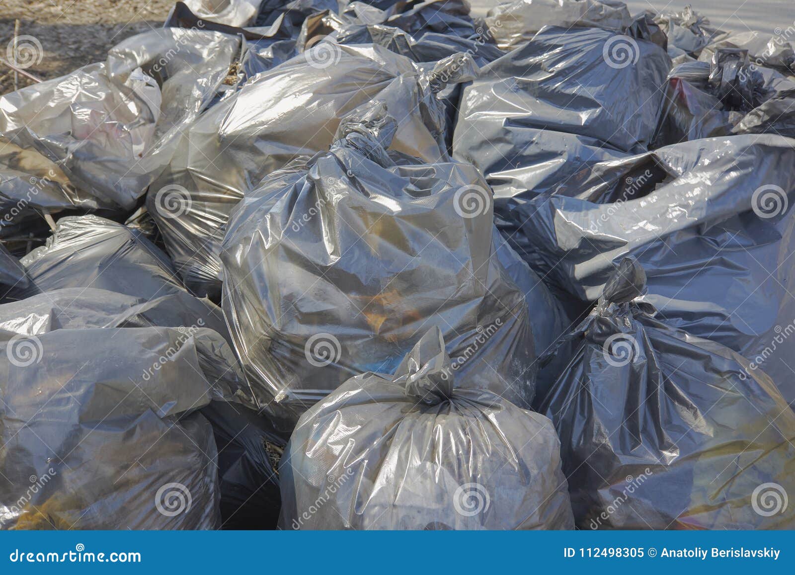 Sacks of garbage stock image. Image of environment, environmental ...
