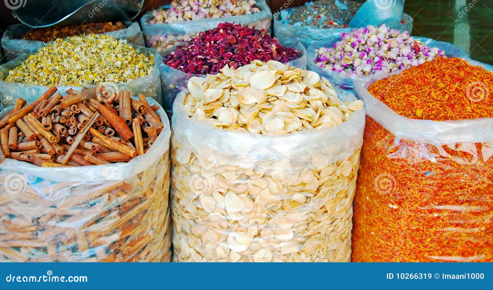 Sacks of Spices stock image. Image of souk, ingredient - 10266319