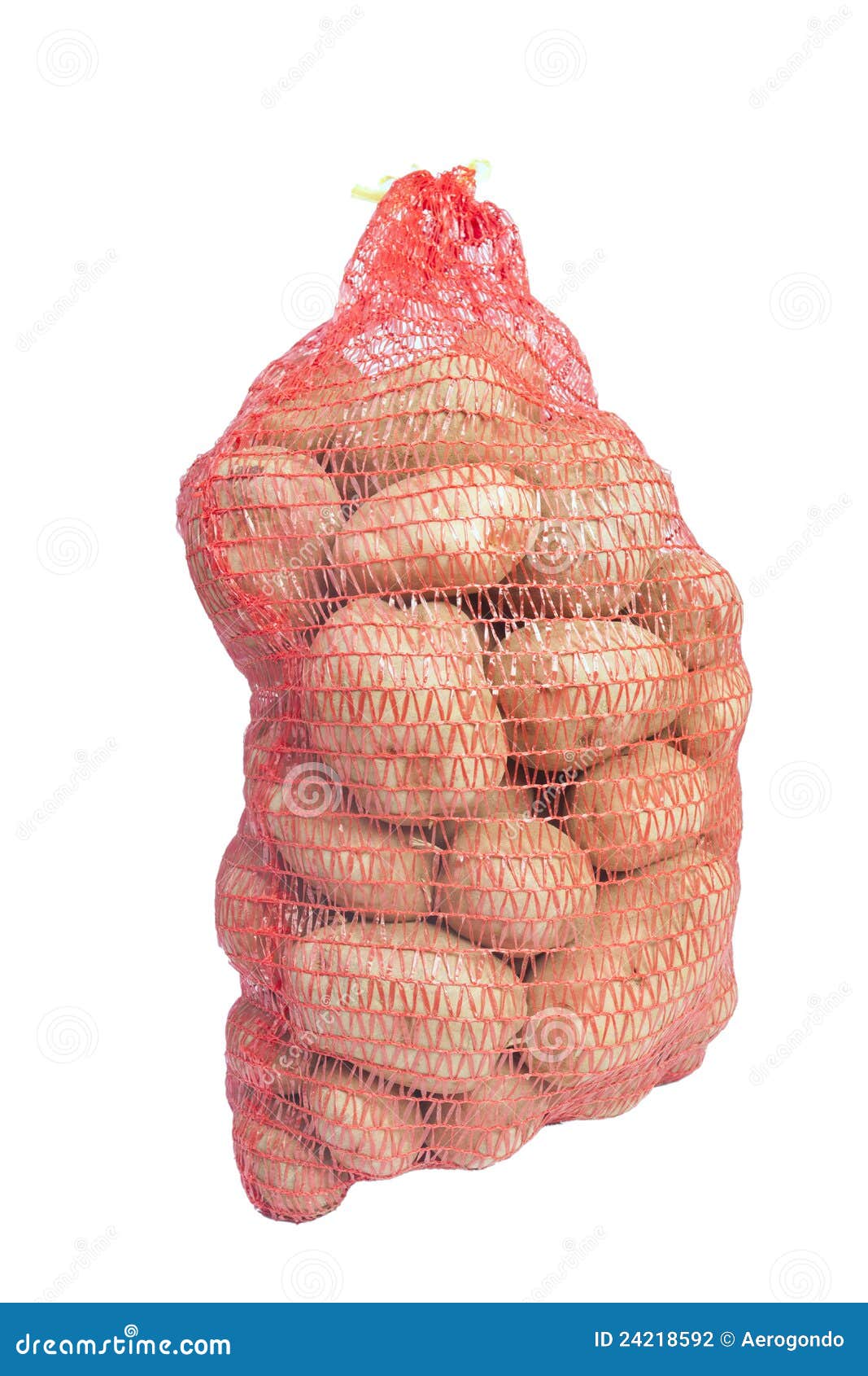 Saco da batata foto de stock. Imagem de nylon, amarelo - 24218592