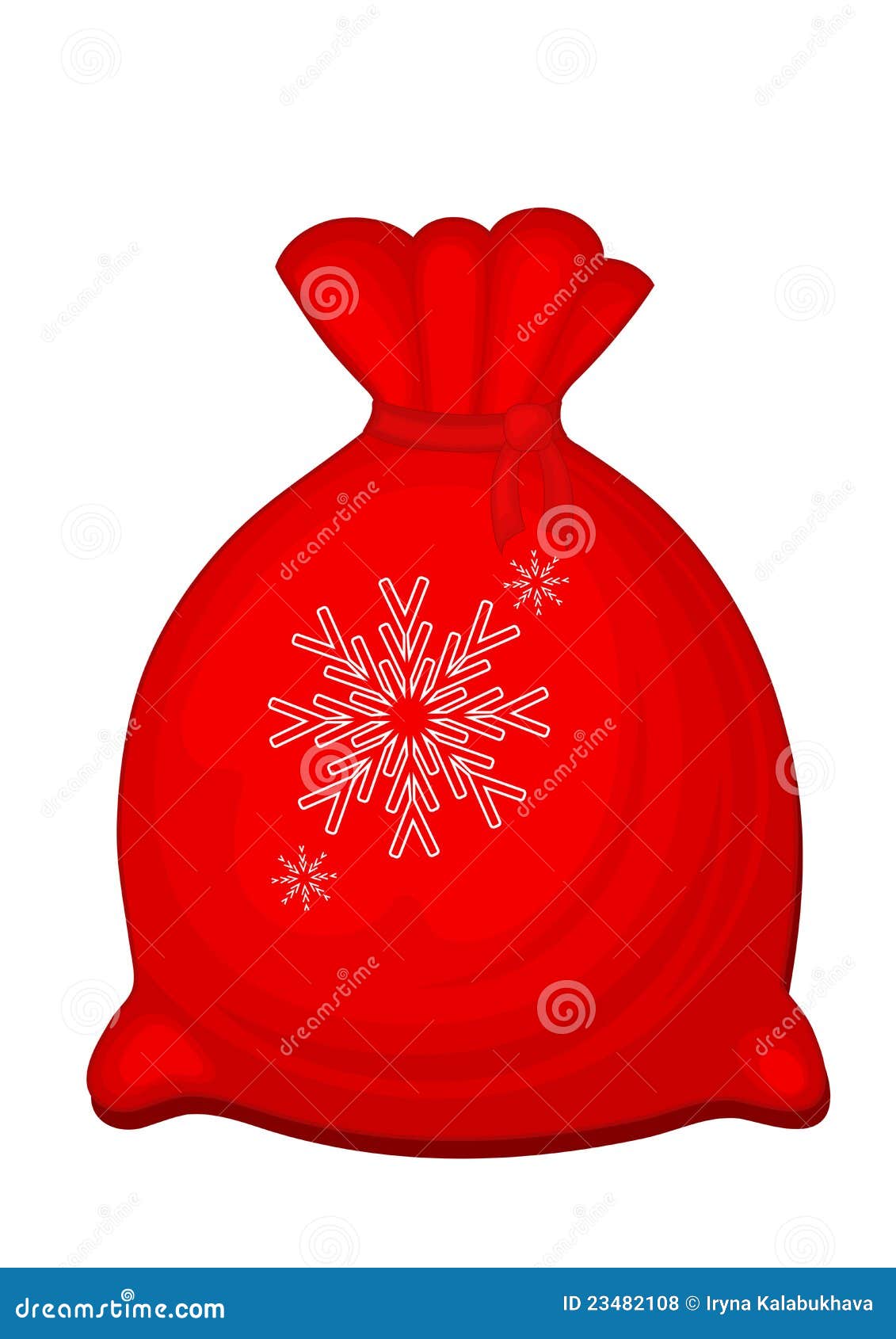 Saco de Santa ilustración del vector. Ilustración de navidad - 23482108