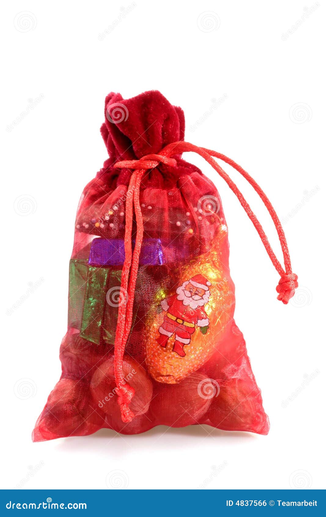 Saco de Santa foto de stock. Imagem de santa, santo, clau - 4837566