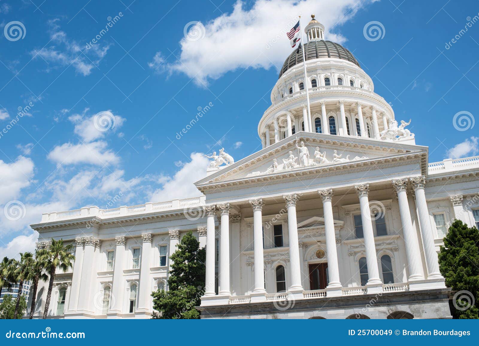 Sacramento State Capitol of California Building Stock Image - Image of ...