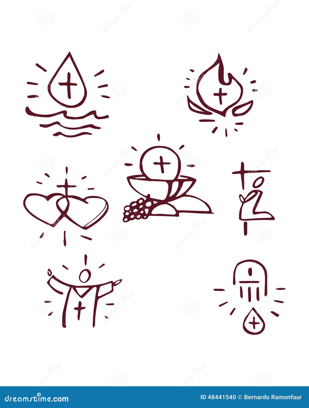 The Eucharist Sacraments Stock Image | CartoonDealer.com #53434183