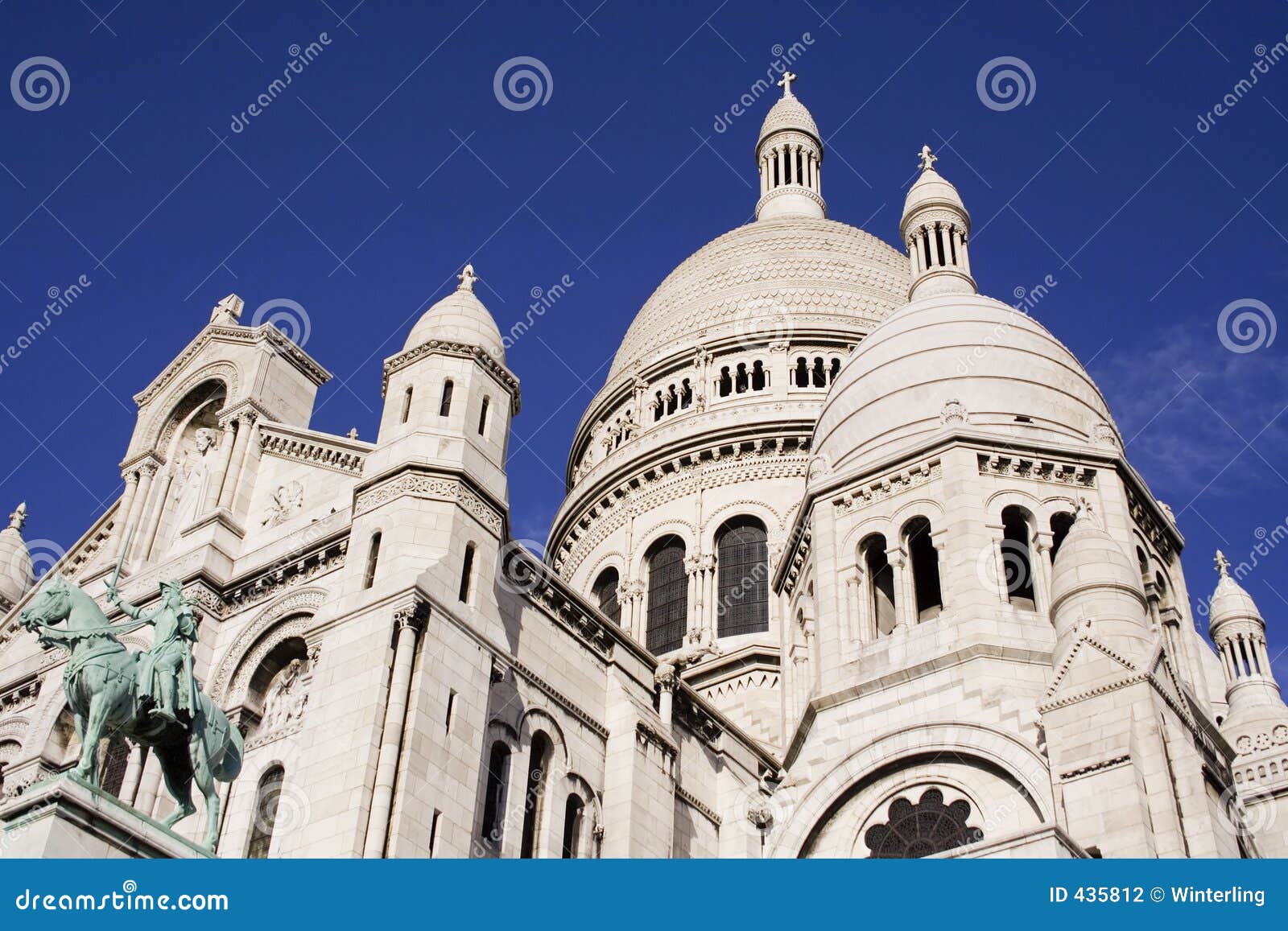 Sacre Coeur stock photo. Image of france, montmartre, martre - 435812