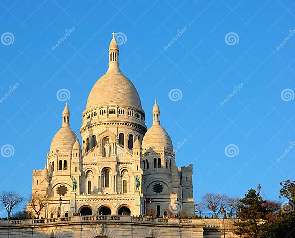 Sacre Coeur at Sunset, Paris Stock Photo - Image of scene, nice: 18086688