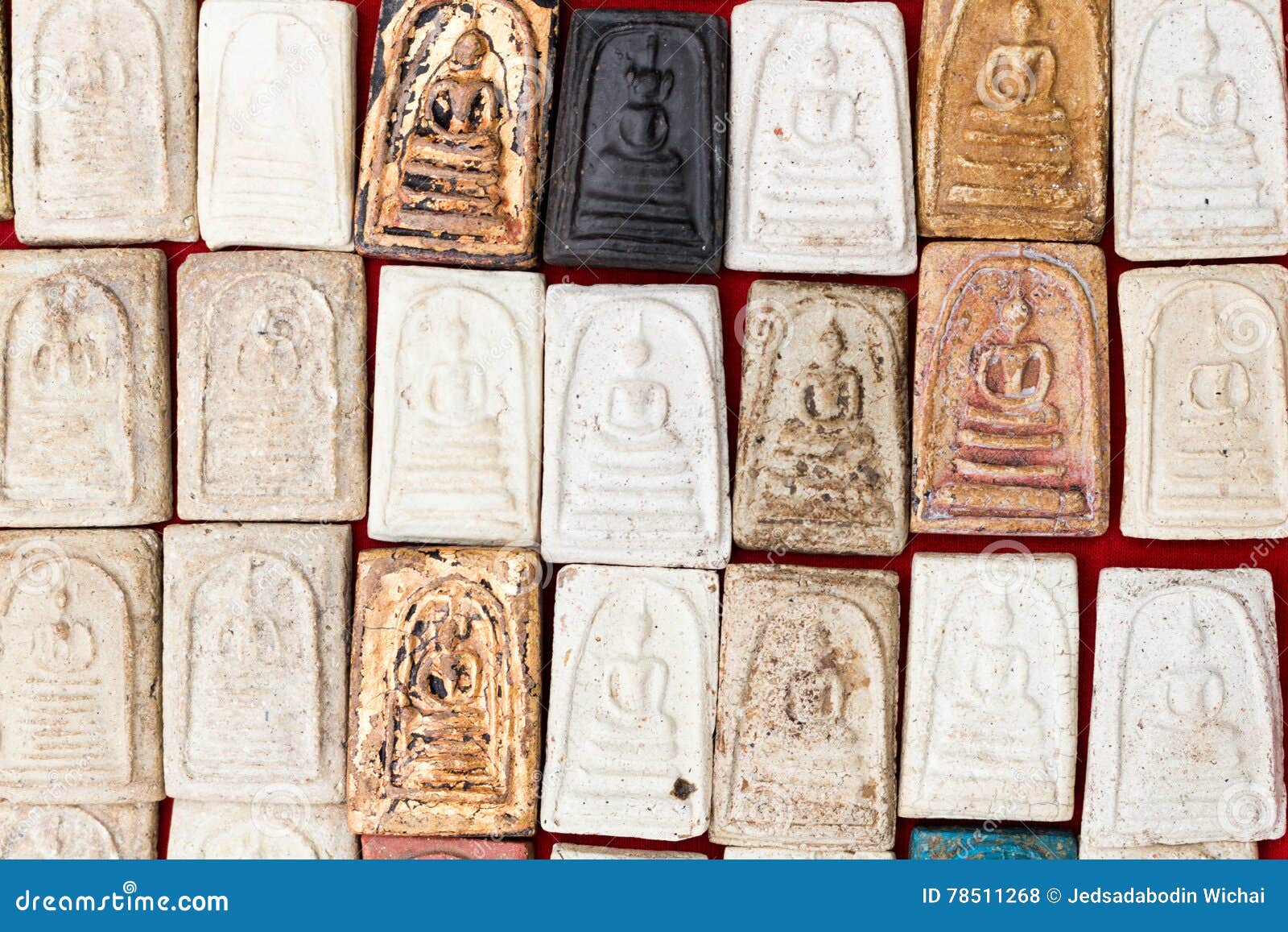 Sacred Buddhist Clay Objects Stock Photo - Image of asia, sacred: 78511268