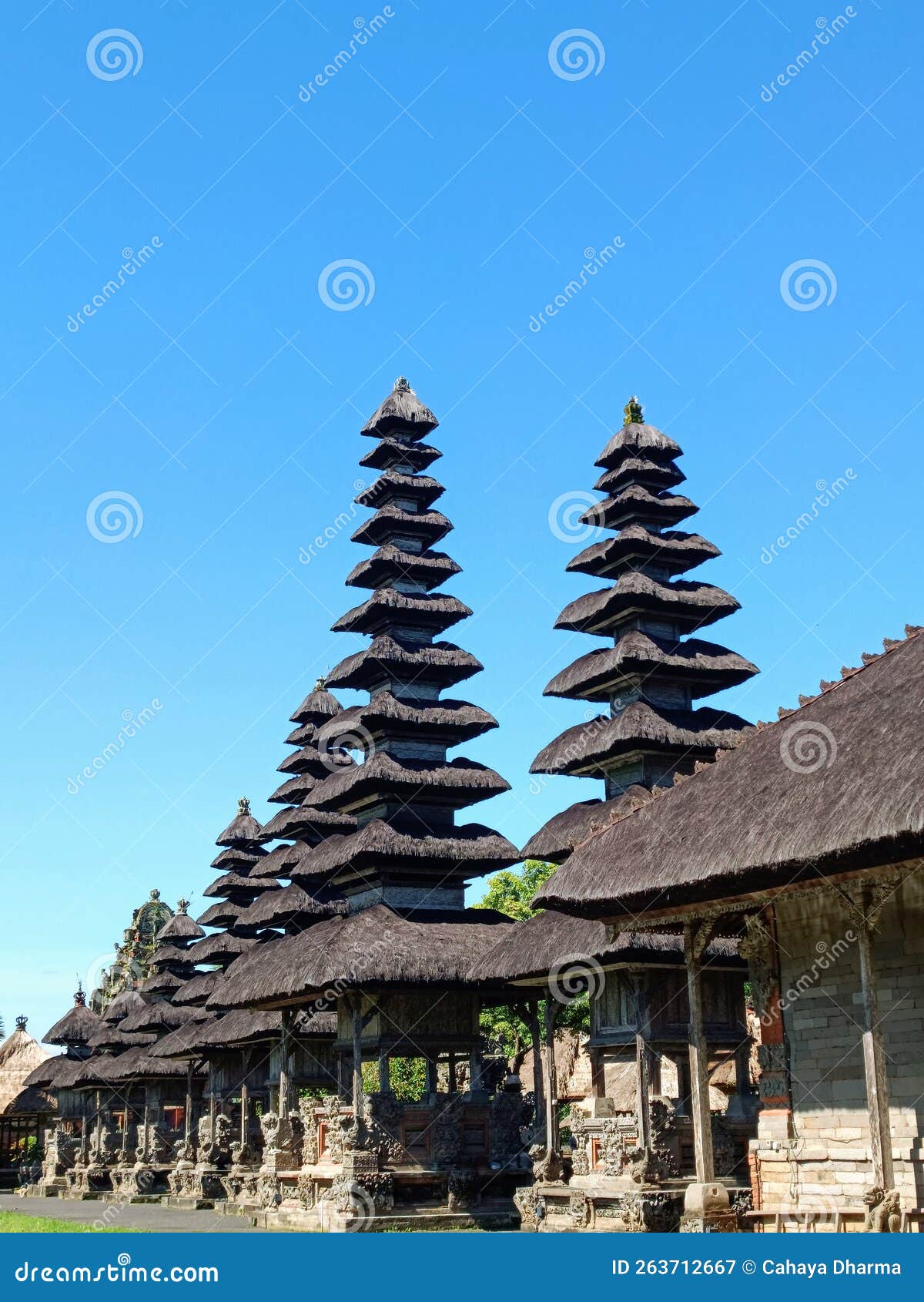 A sacred building in Bali stock image. Image of landmark - 263712667