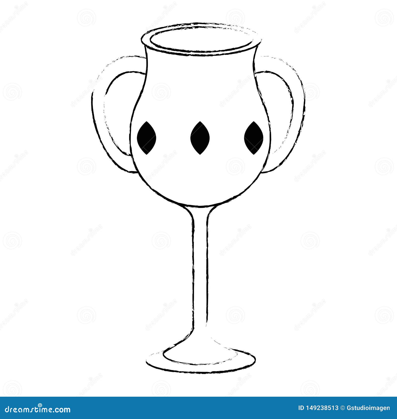Sacred chalice cup icon stock de ilustración. Ilustración de ...