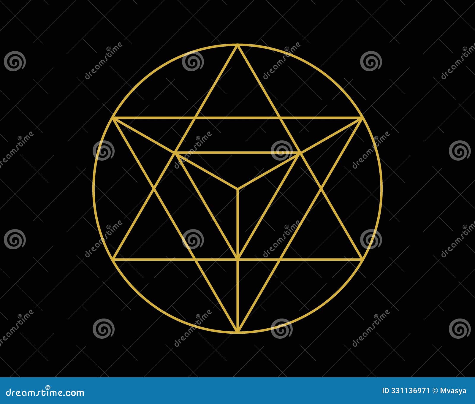 Sacred Geometric Patterns Of Merkaba. Sacred Geometry Merkabah Symbol ...