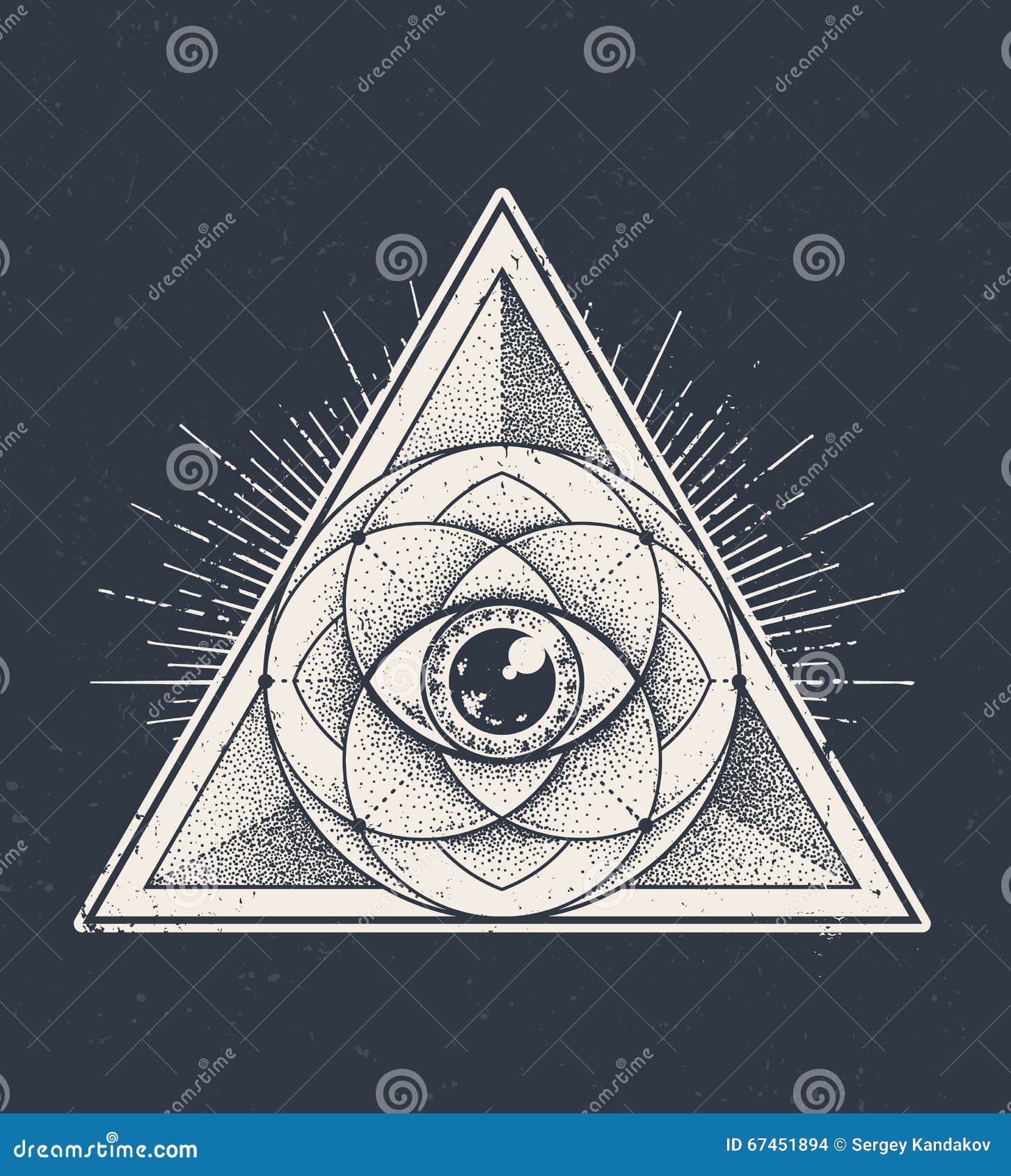 Sacred Geometry stock vector. Illustration of ornament - 67451894