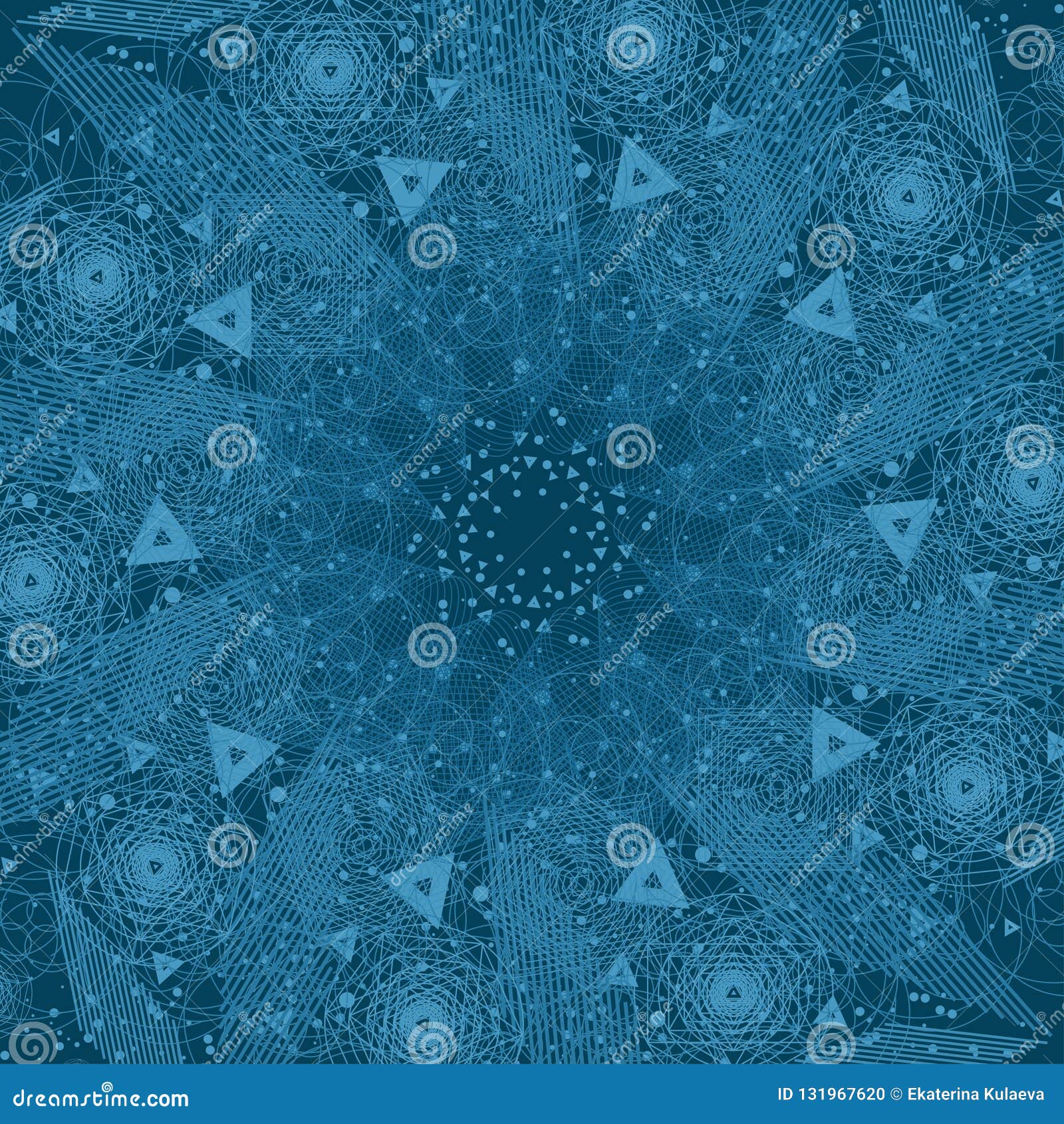 Sacred Geometry Cosmic Mandala. Stock Vector - Illustration of creation ...