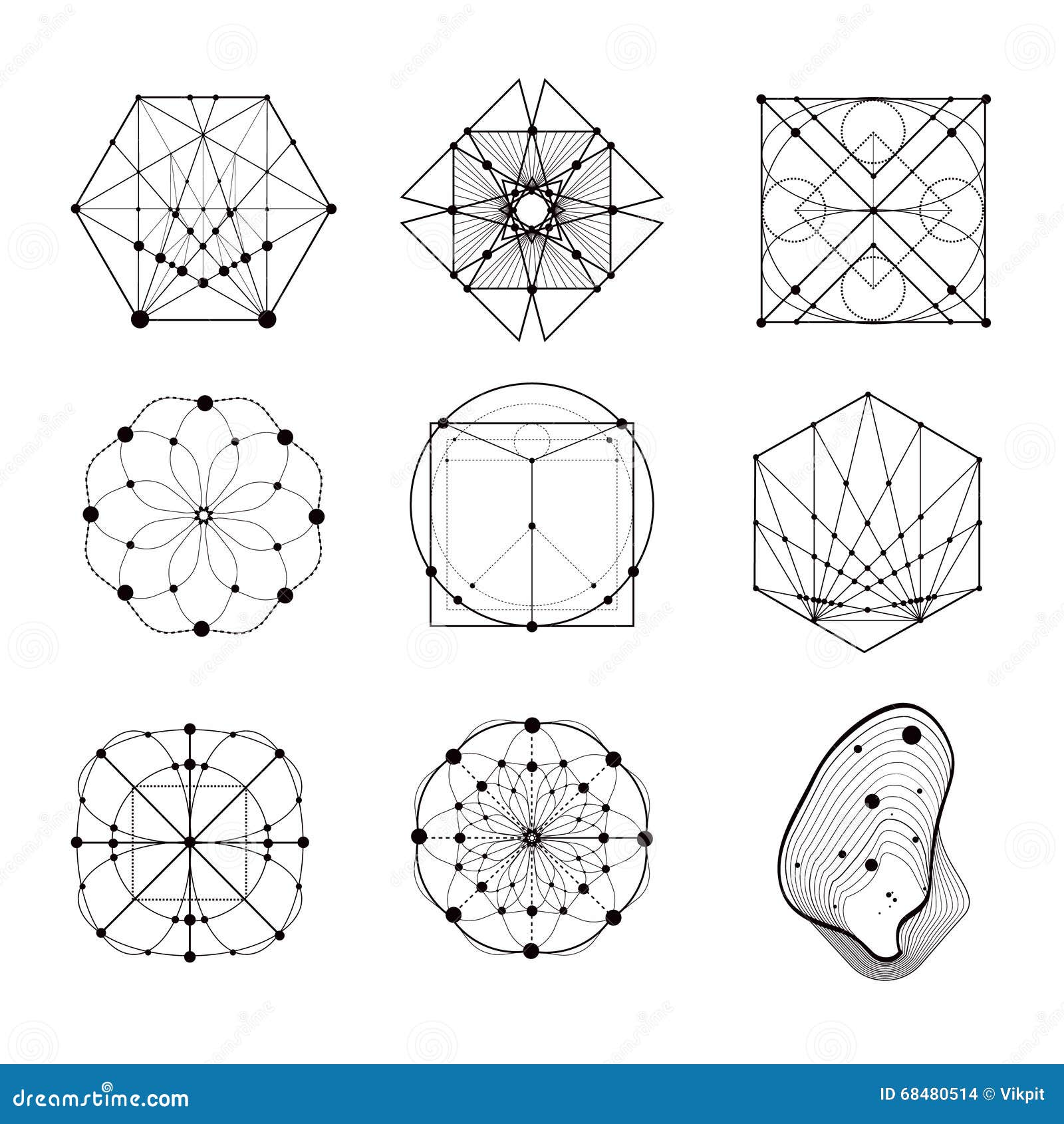 Simple Sacred Geometry Patterns Sacred Geometry Tattoos: Golden Spiral
