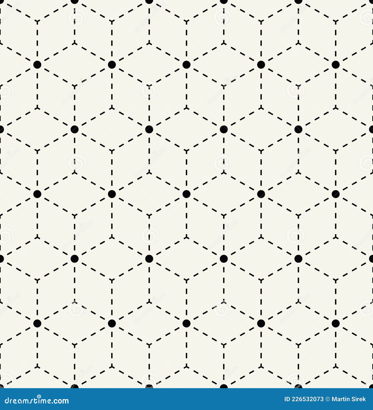 Sacred Geometry Grid Graphic Deco Hexagon Dashed Pattern Stock Vector ...