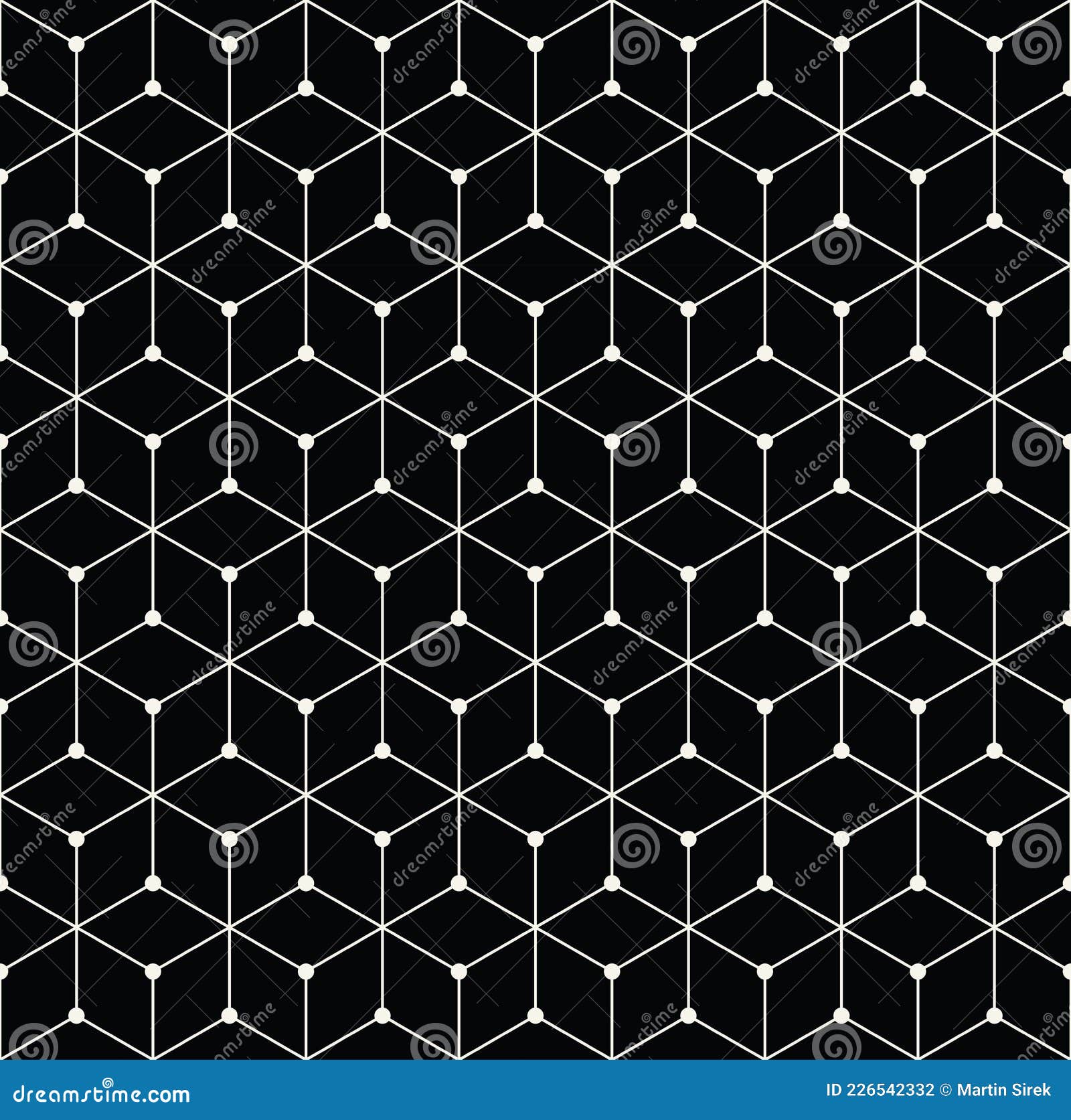 Sacred Geometry Grid Graphic Deco Hexagon Pattern Stock Vector ...