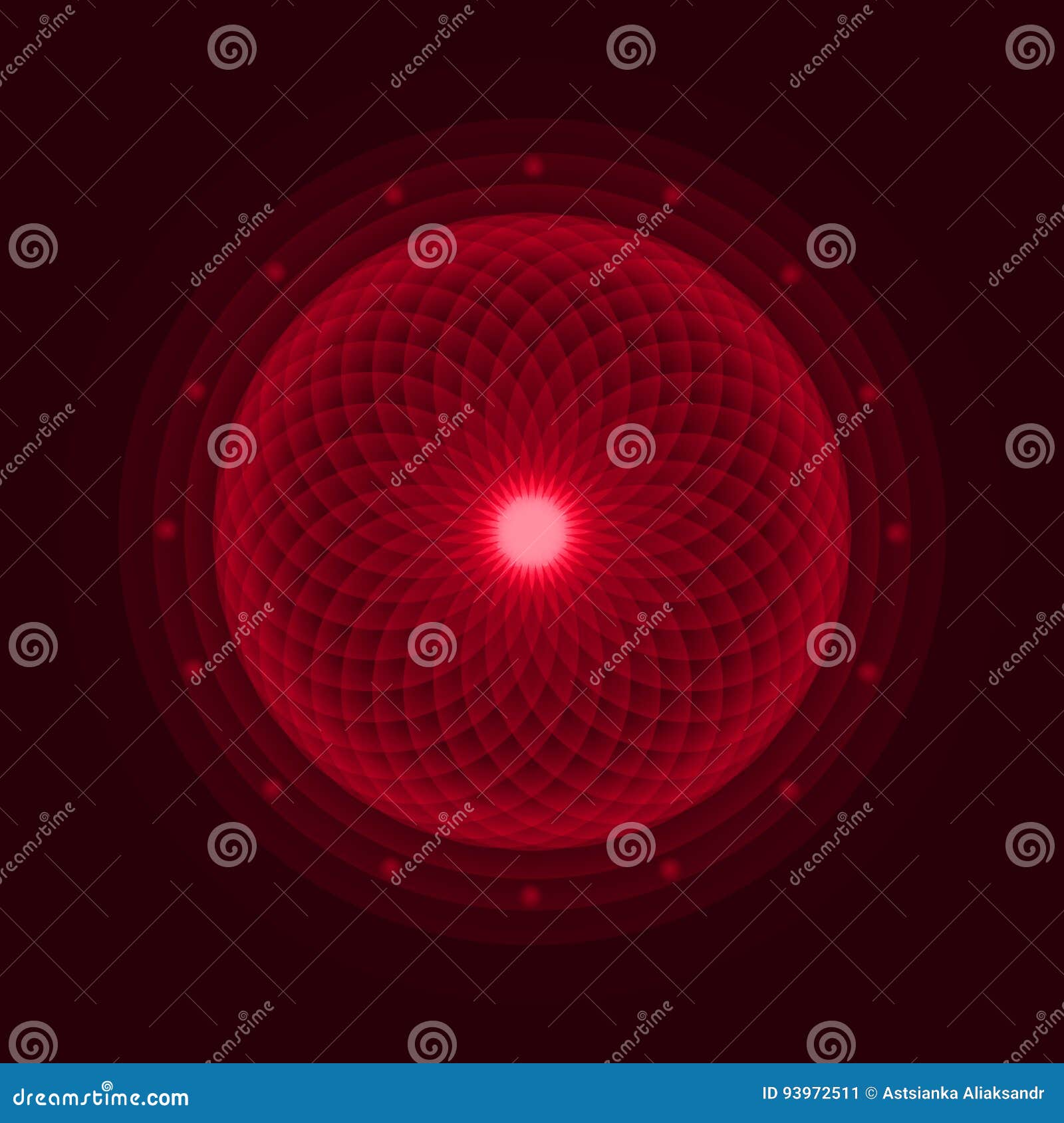 Sacred Geometry, Light Star, Space Illustration, Swirl Trail Eff Stock ...