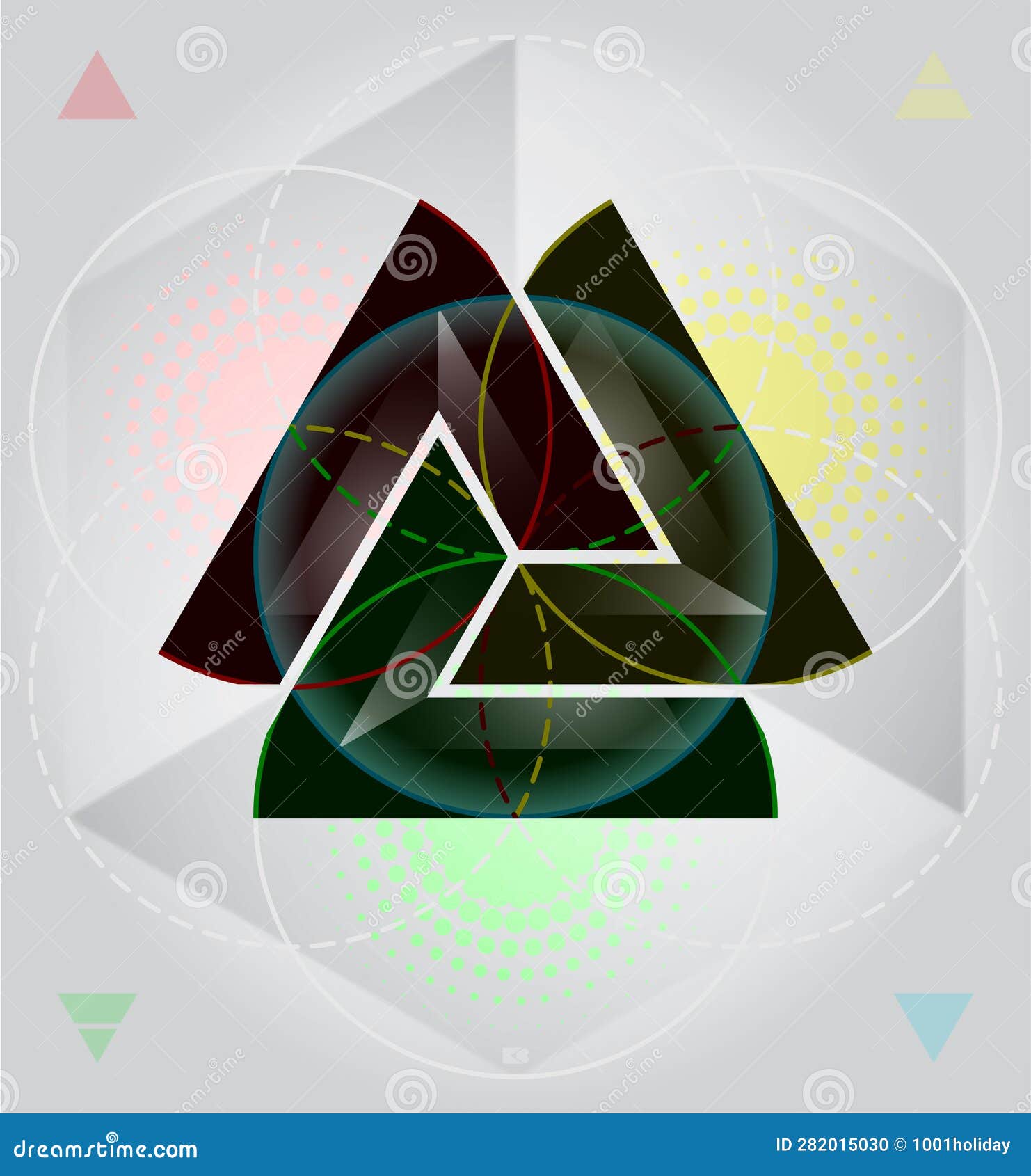 Sacred Geometry Nordic Unity Vector Symbol Stock Vector - Illustration ...