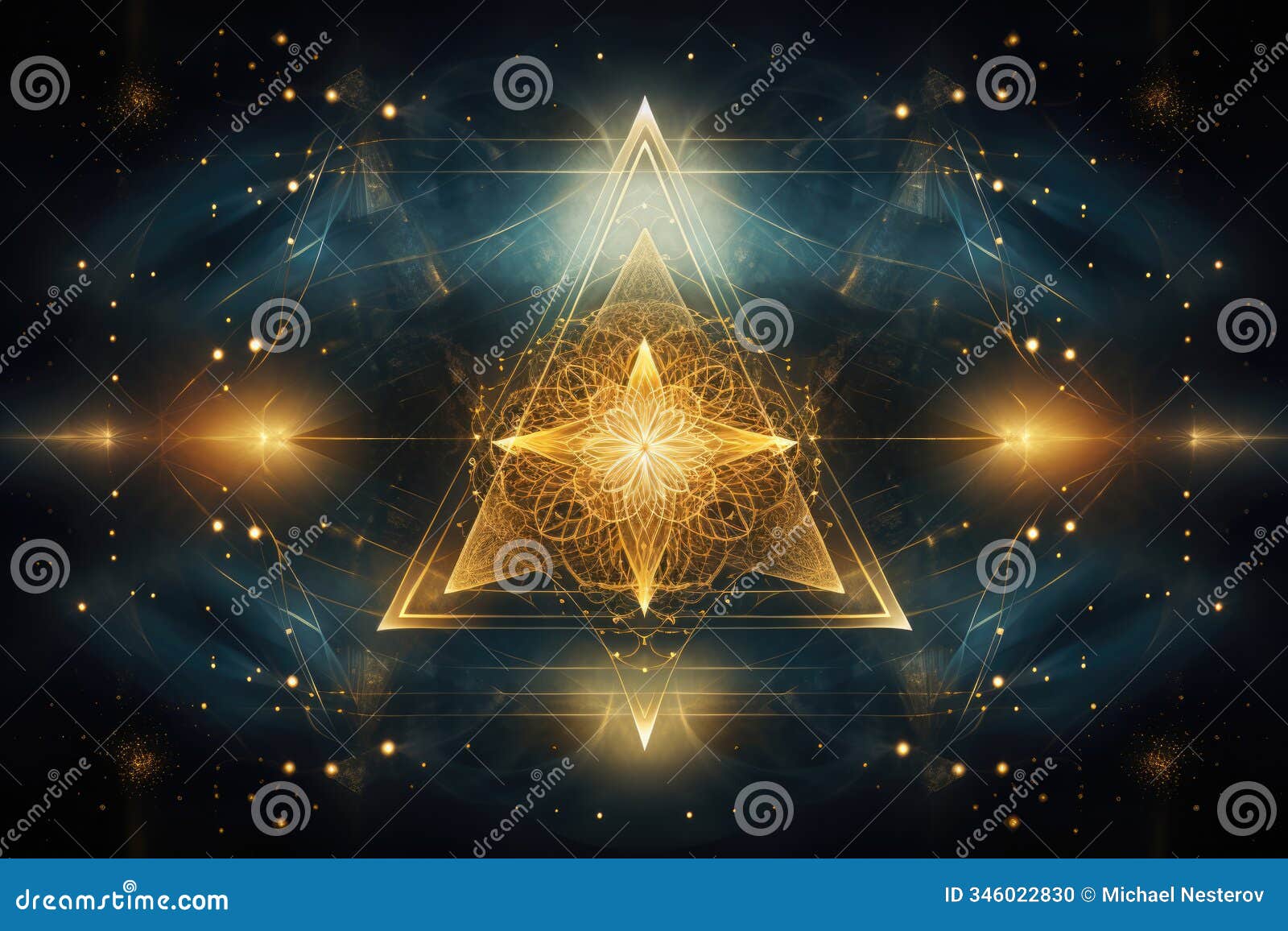 Sacred Geometry Pattern Abstract Background Stock Photo - Image of ...
