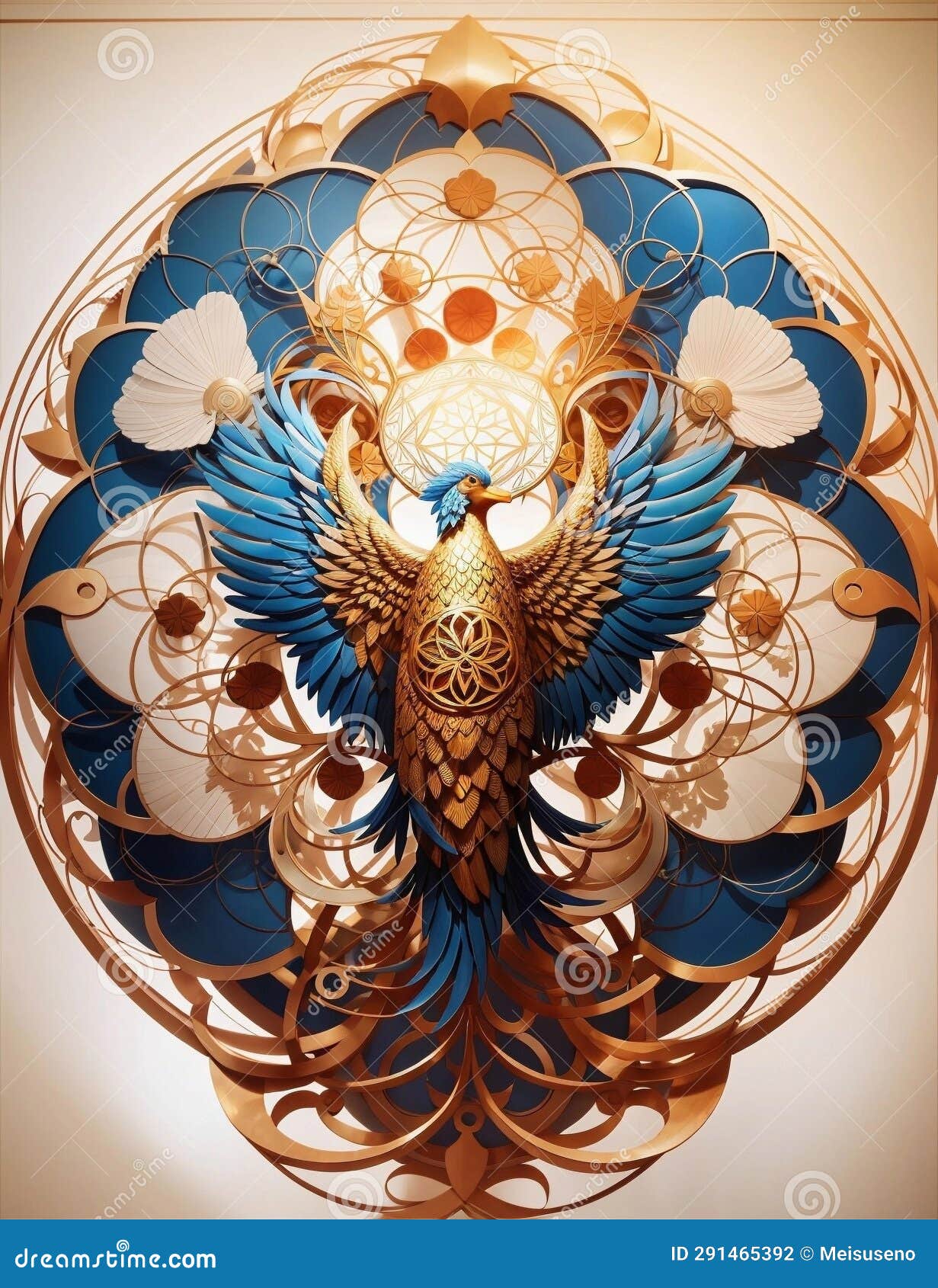 Sacred Geometry Pattern, Similar To a Flower, with an Illustration of a ...