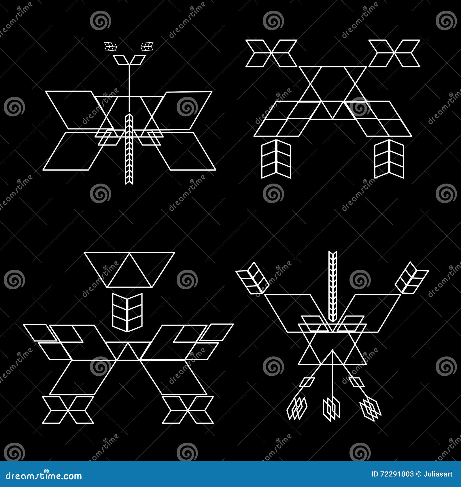 Sacred Geometry, Vector, Graphic Design Elements. Stock Vector ...