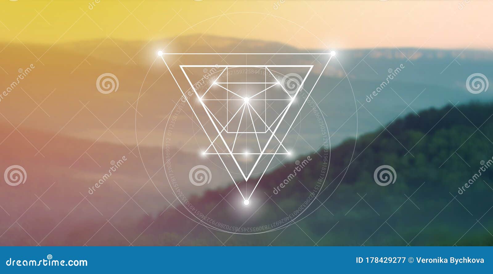 Sacred Geometry Web Banner. Math, Nature, and Spirituality in Nature ...