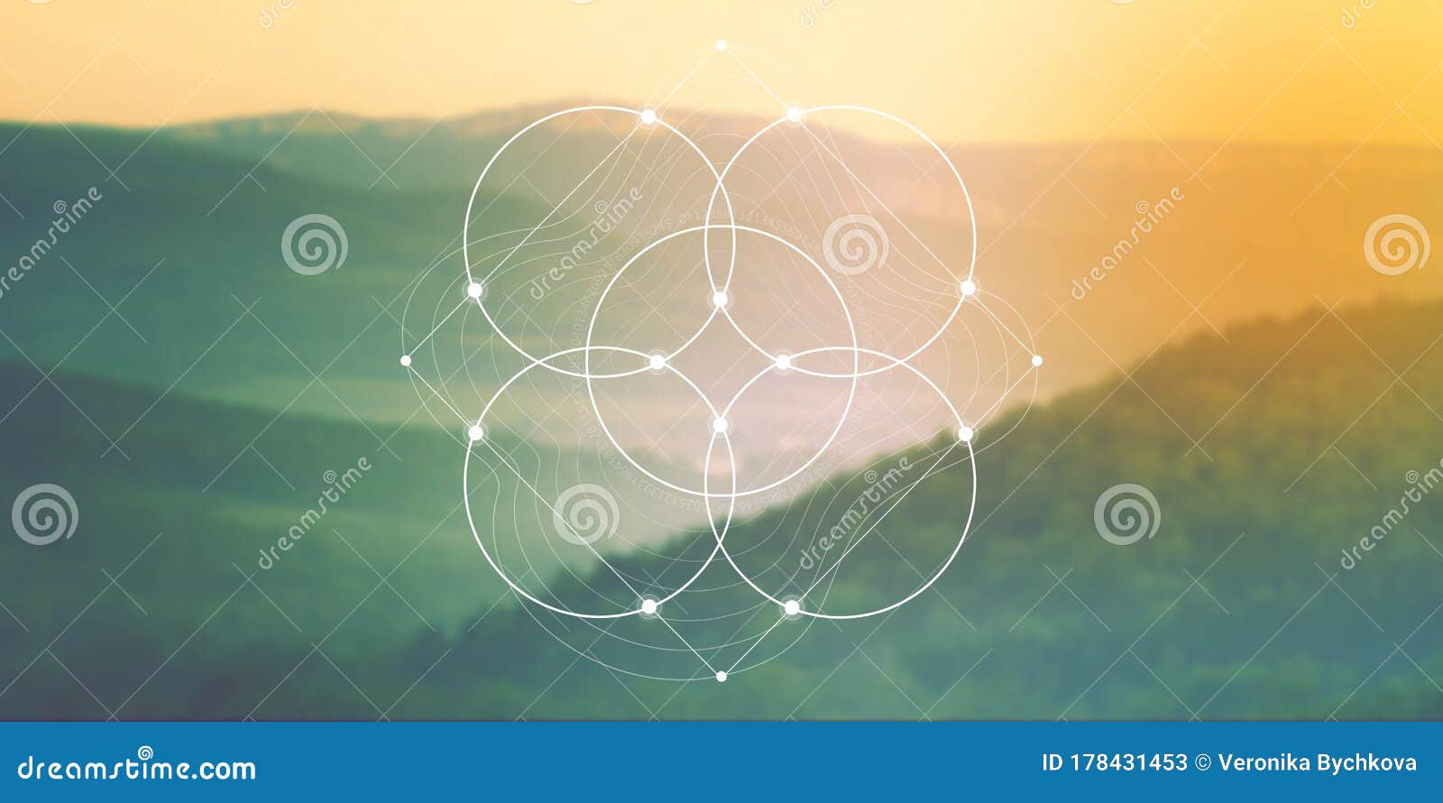 Sacred Geometry Web Banner. Math, Nature, and Spirituality in Nature ...