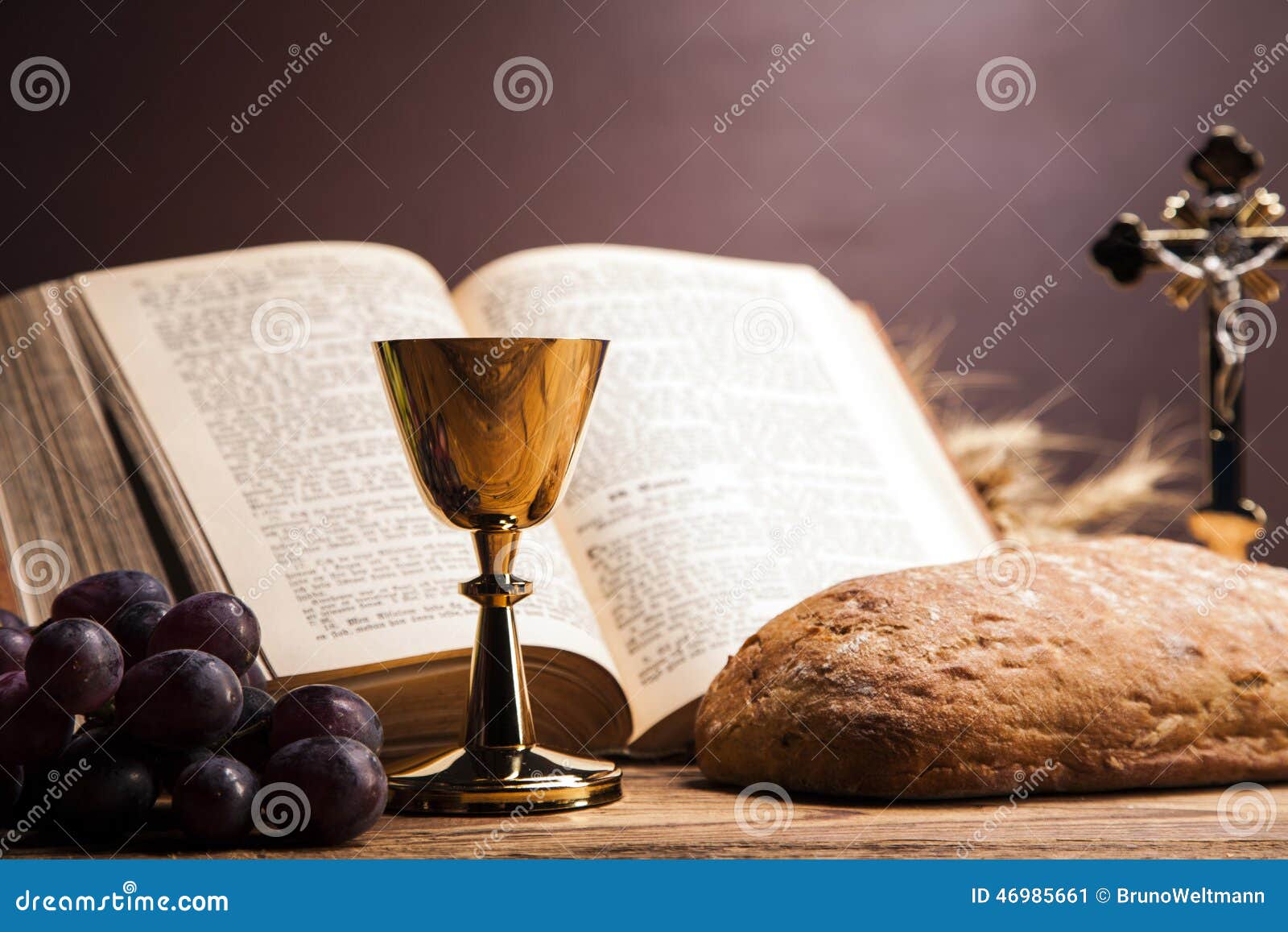 Sacred objects stock image. Image of wafer, religion - 46985661