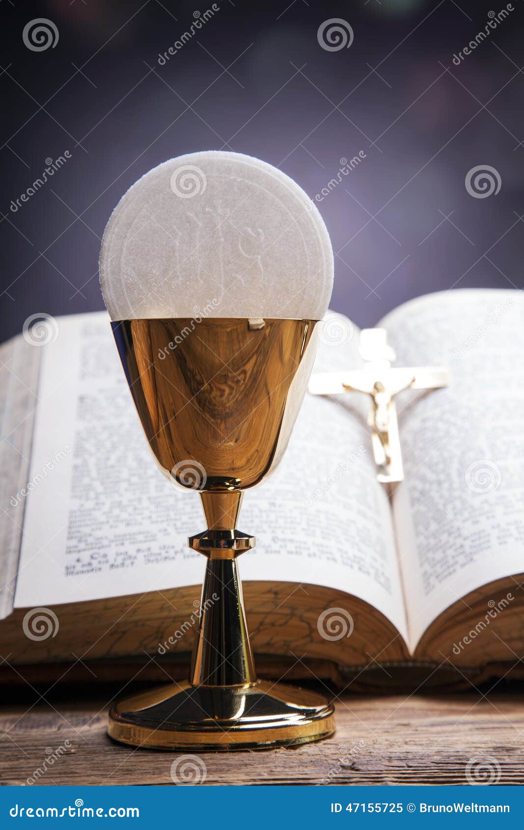 Sacred Objects stock image. Image of wafer, bible, mass - 47155725