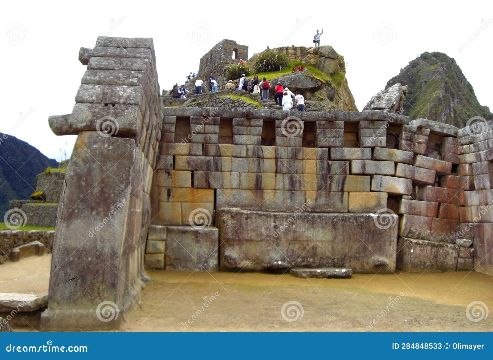 Sacred Plaza in Machu Picchu. Editorial Stock Photo - Image of horizon ...