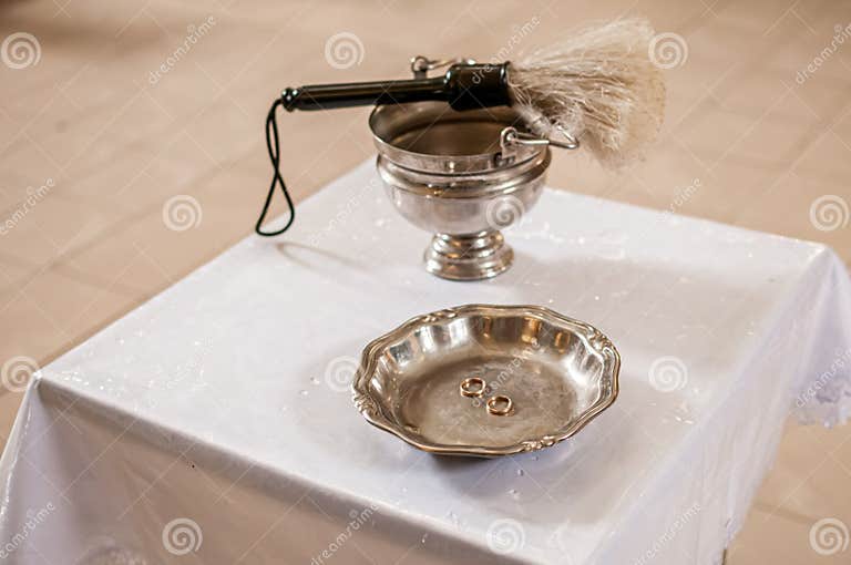 Sacred Ritual Elements on a Table for a Ceremony Stock Image - Image of ...