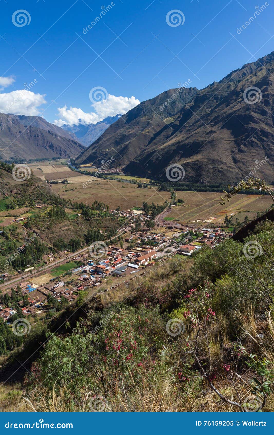 Sacred Valley of the Incas stock image. Image of mountains - 76159205