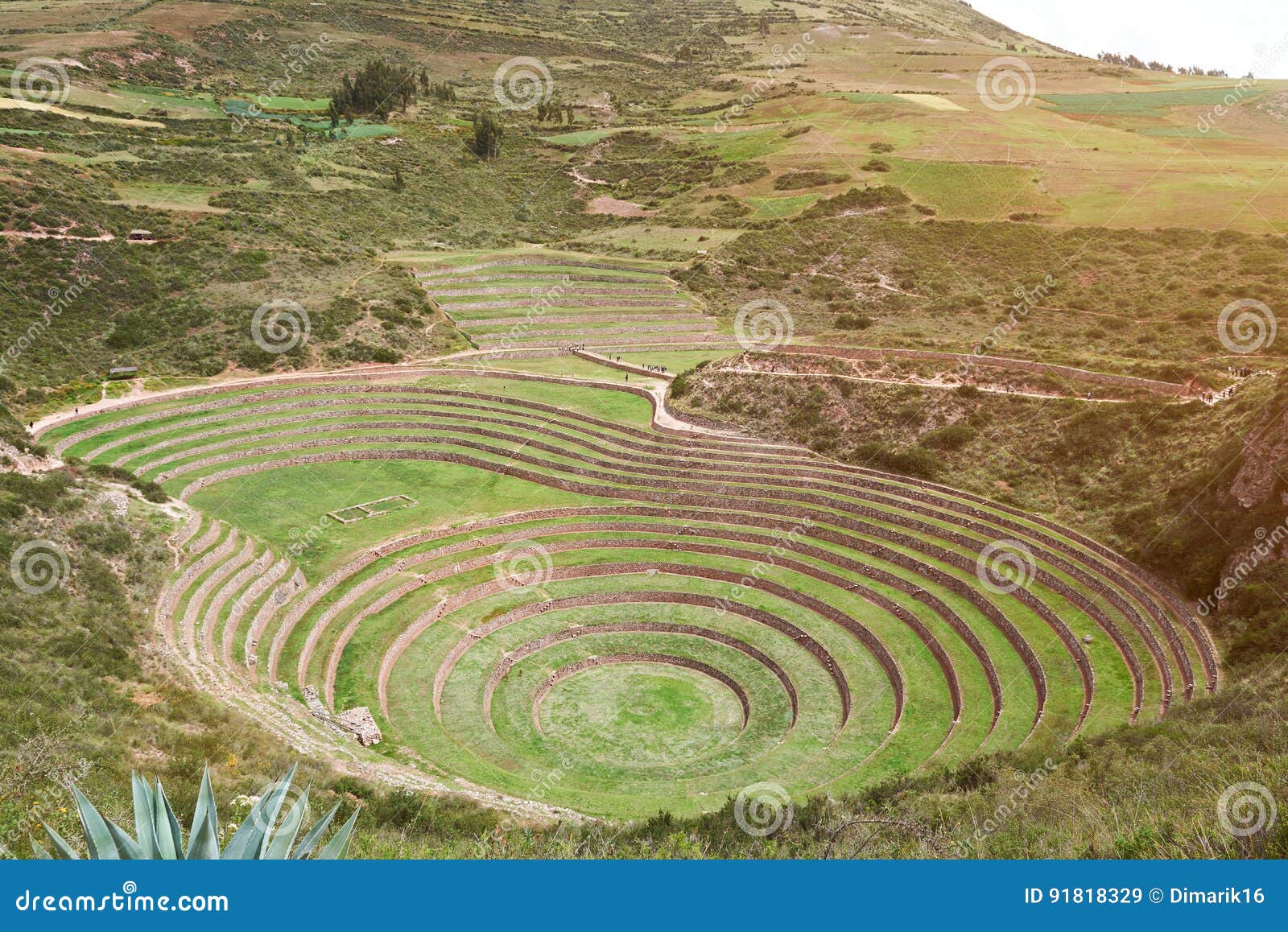 Sacred Valley Moray in Peru Cusco Stock Image - Image of circular ...