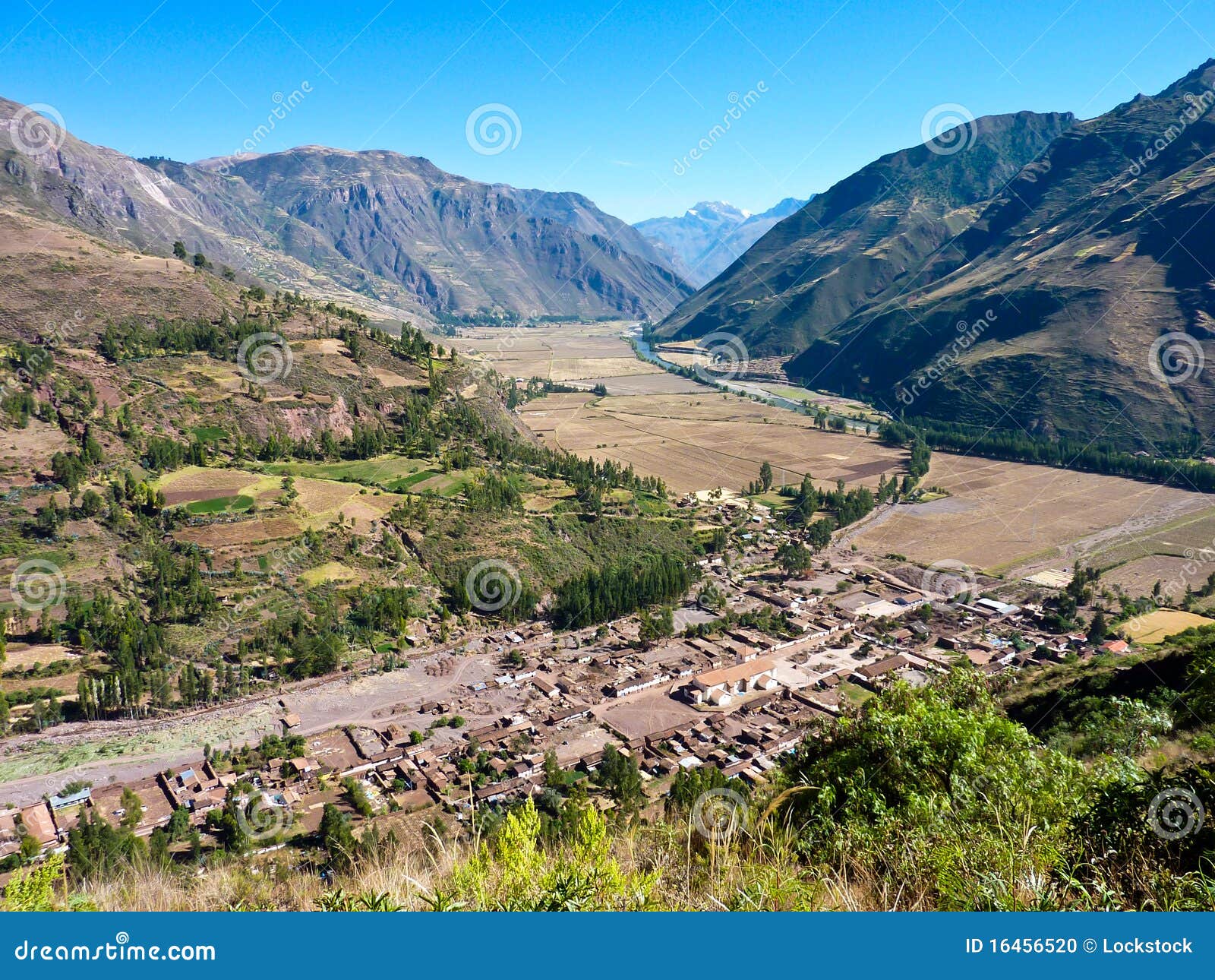 Sacred valley Peru stock photo. Image of outdoors, archeology - 16456520