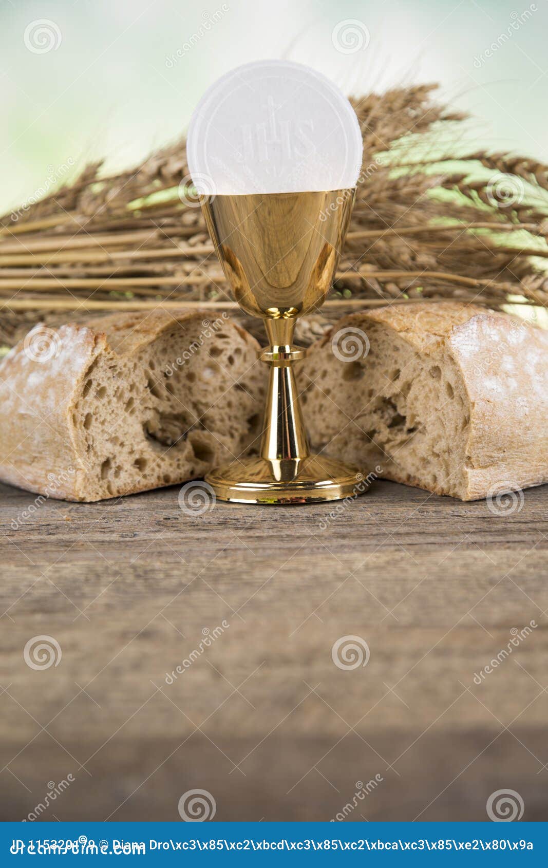 Sacrement De Communion, Symbole D'eucharistie Image stock - Image du ...