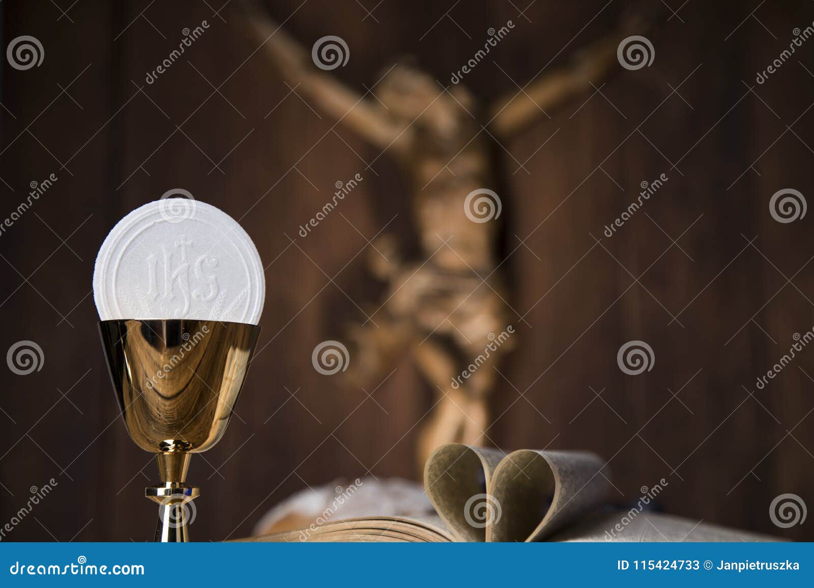 Sacrement De Communion, Symbole D'eucharistie Image stock - Image du ...