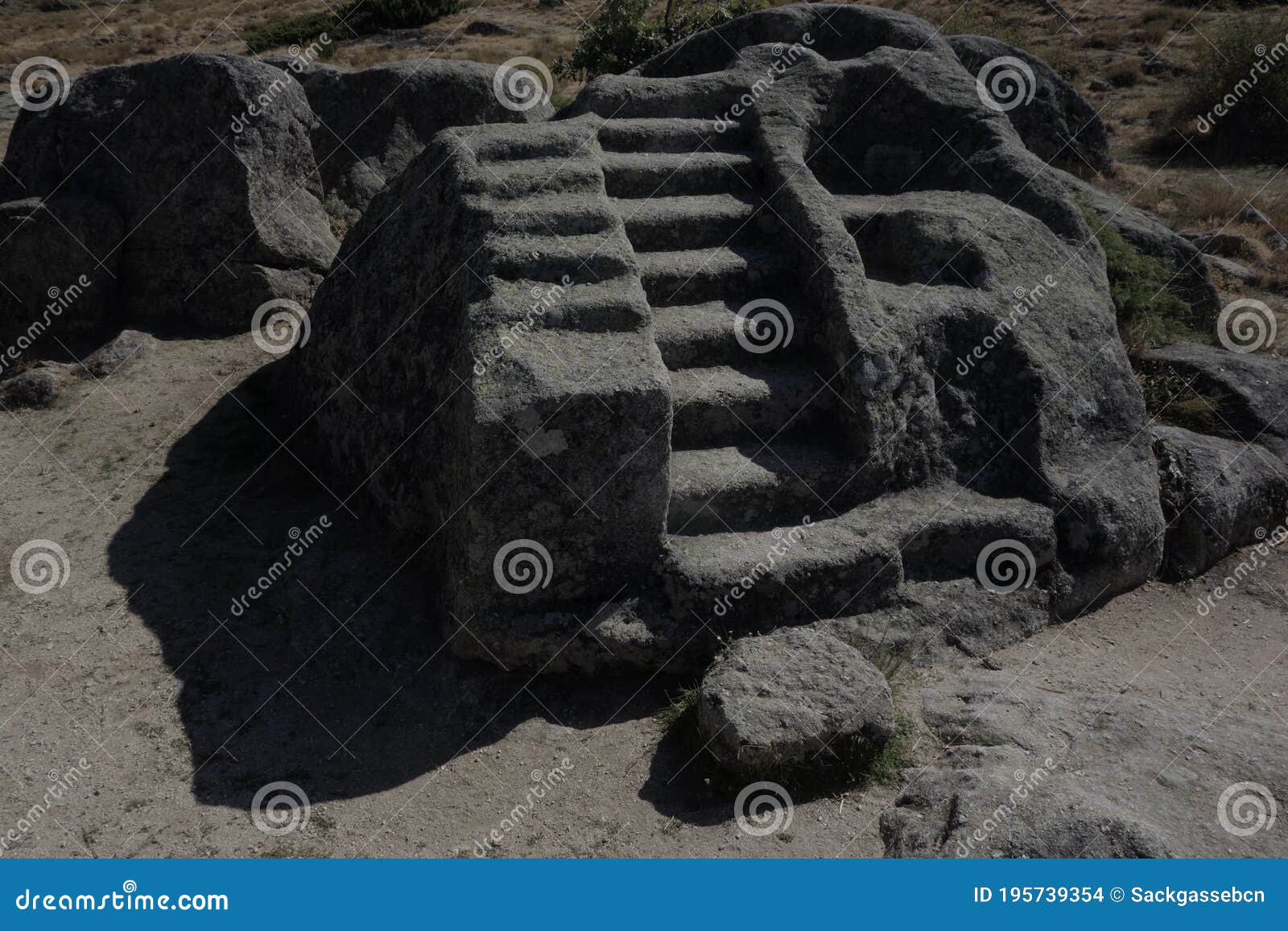 Sacrificial altar stock photo. Image of spain, plateau - 195739354