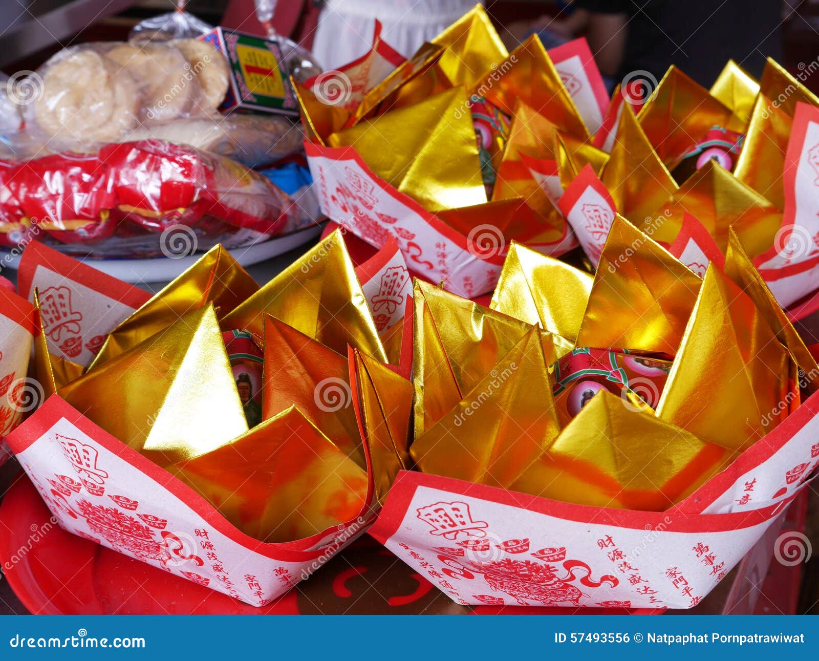 Sacrificial Offering for God Stock Photo - Image of paper, religion ...