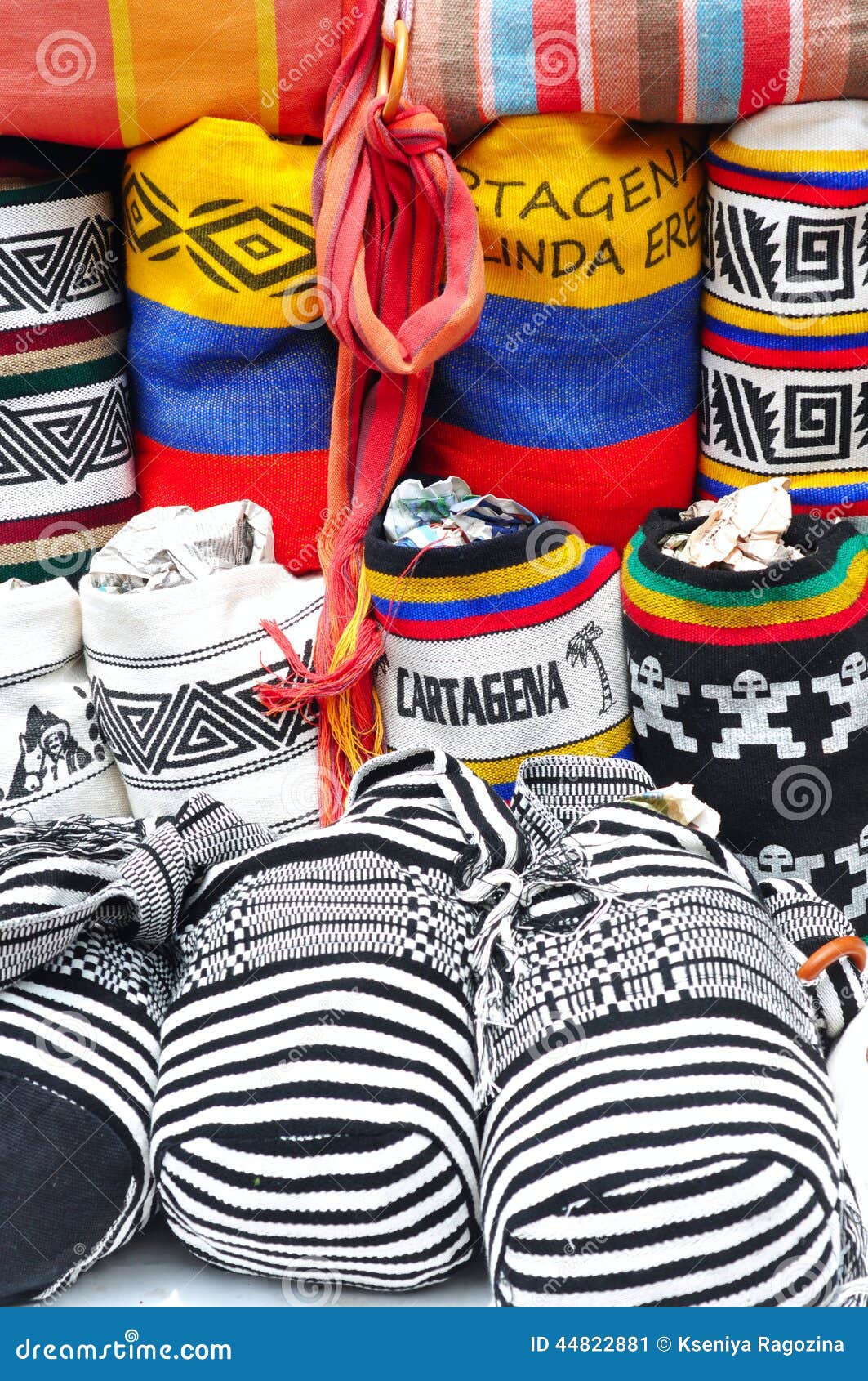 Sacs colombiens image stock. Image du personnel, touriste - 44822881